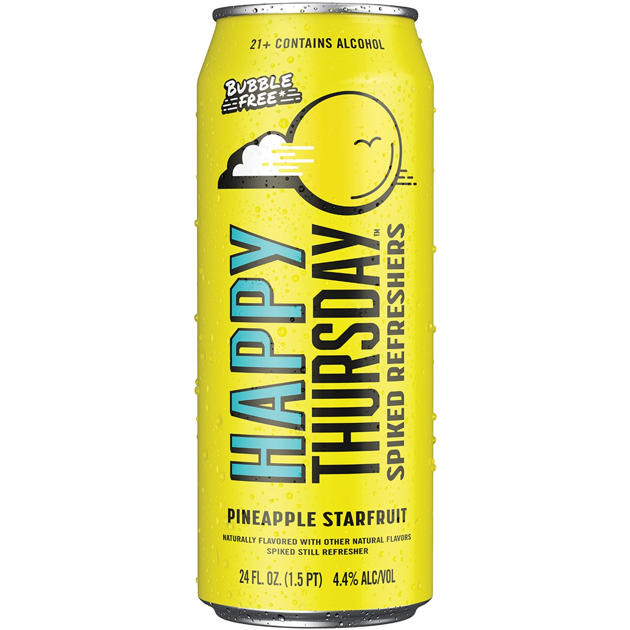 Happy Thursday Spiked Refreshers Pineapple Starfruit Single Can - Shop ...