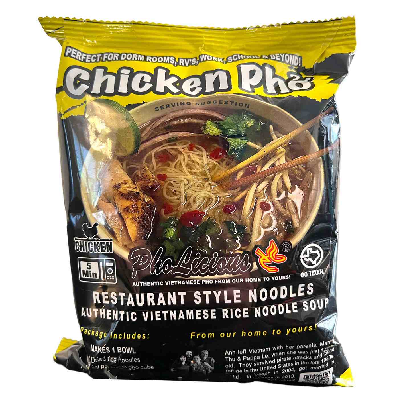 PhoLicious Chicken Pho Instant Soup - Shop Soups & chili at H-E-B