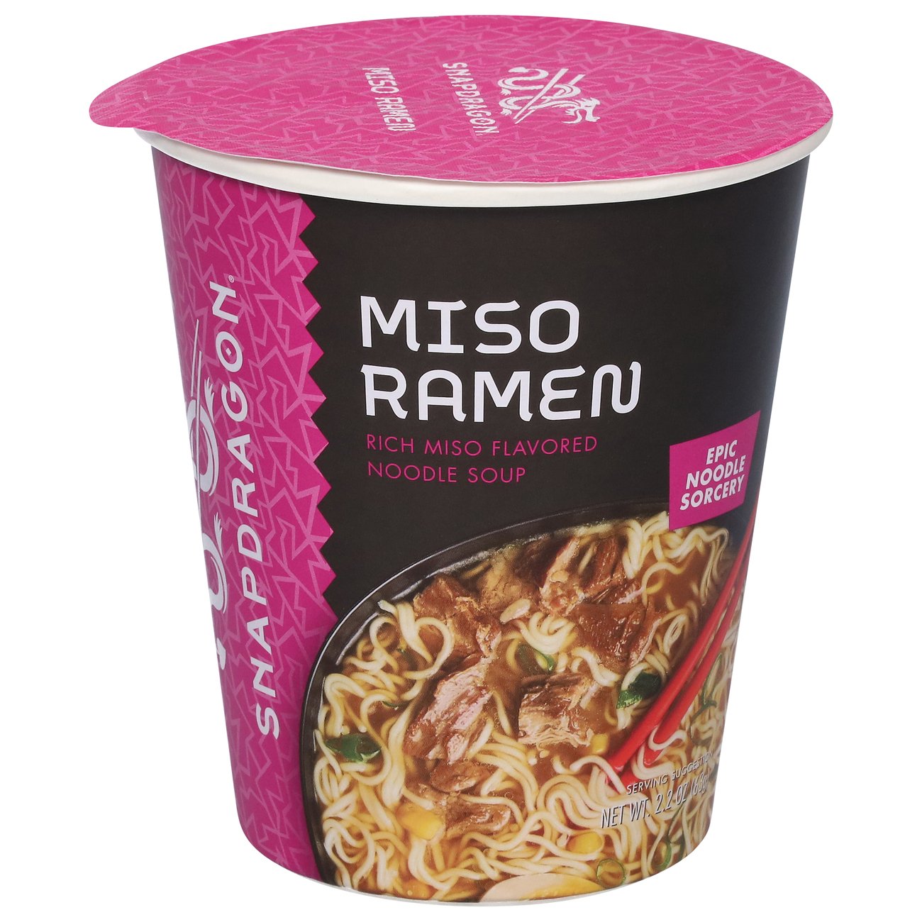 Snapdragon Miso Ramen Noodle Soup Cup - Shop Soups & chili at H-E-B