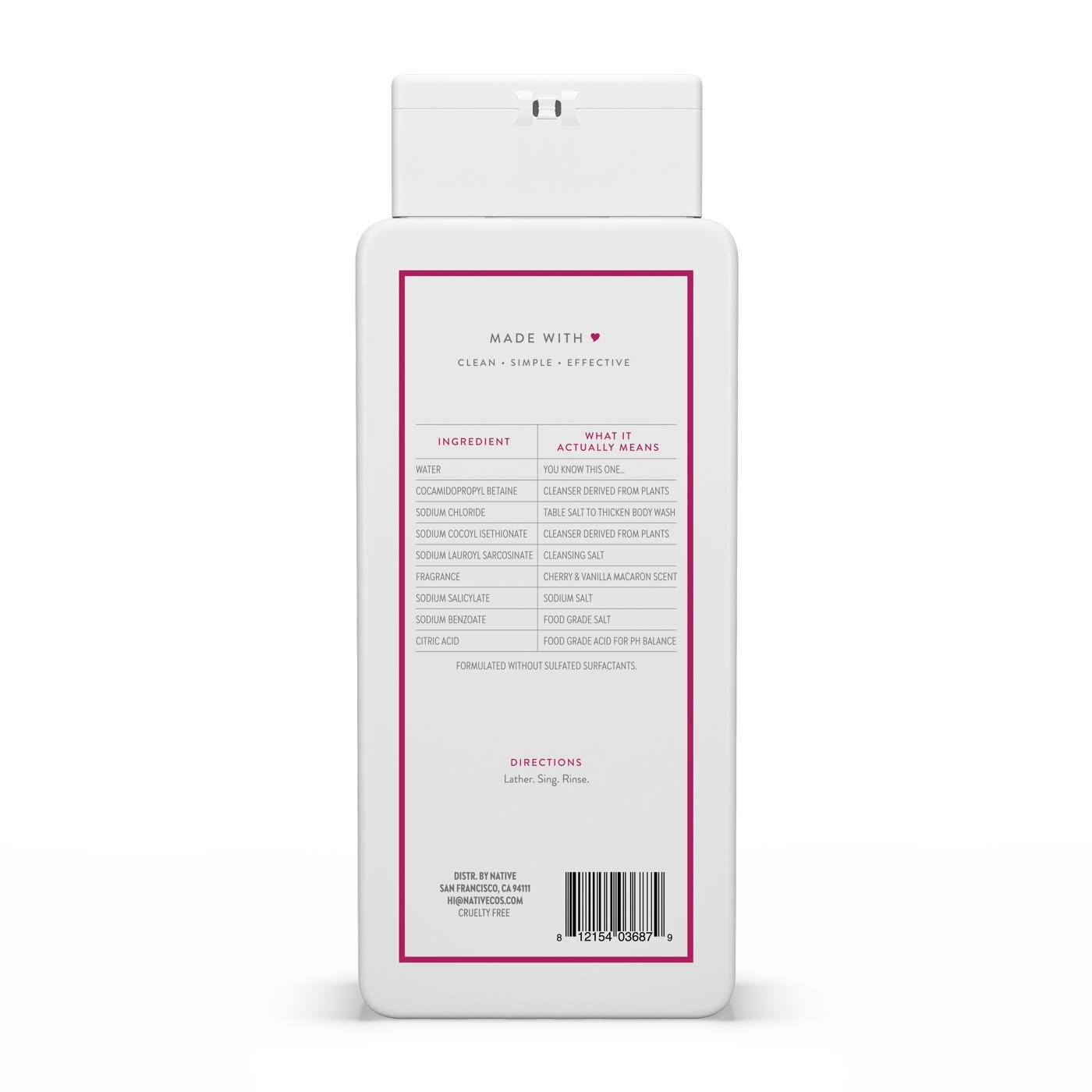 Native Body Wash - Cherry & Vanilla Macaron - Shop Body wash at H-E-B