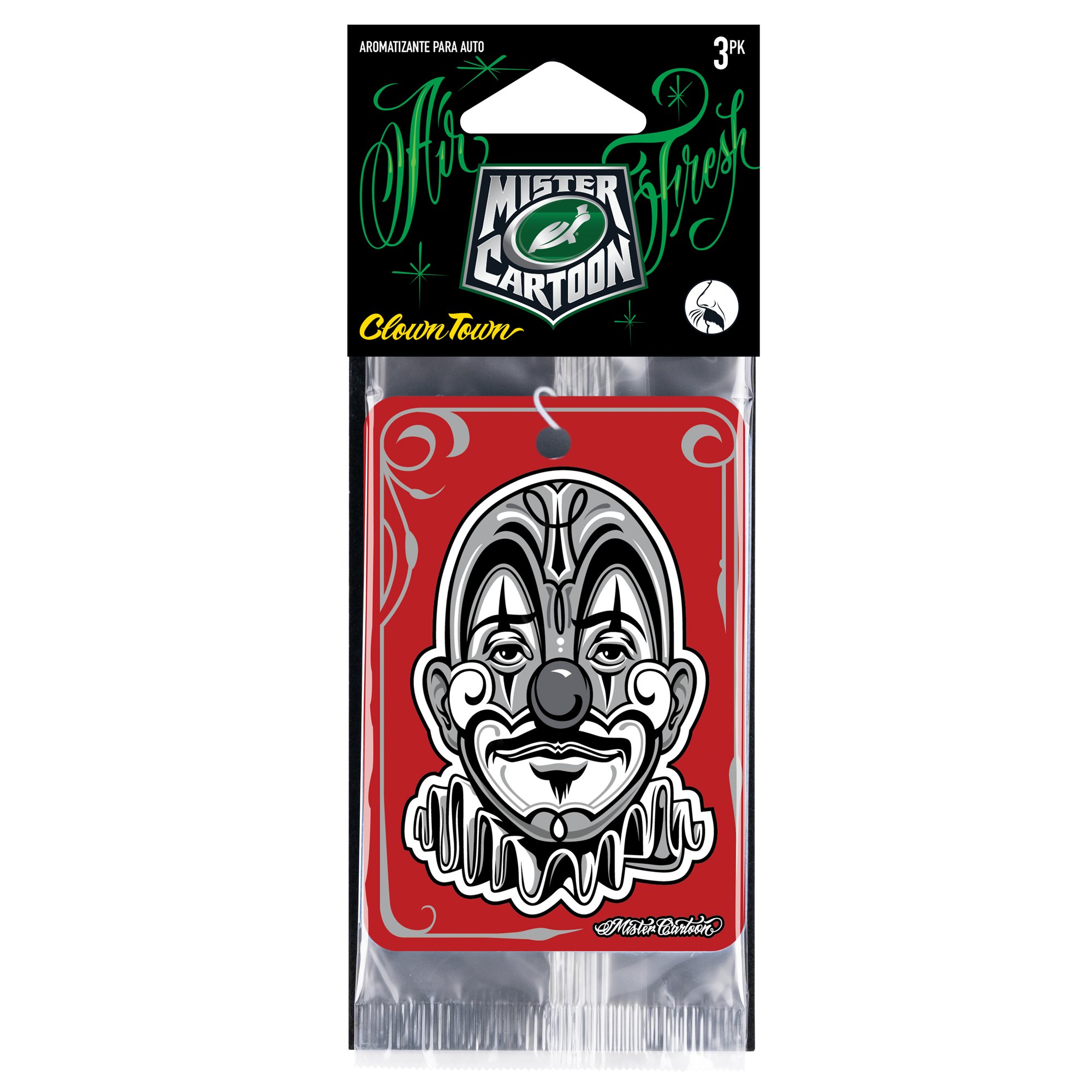 Turtle Wax Mister Cartoon Paper Air Fresheners - Clown Town - Shop Car ...