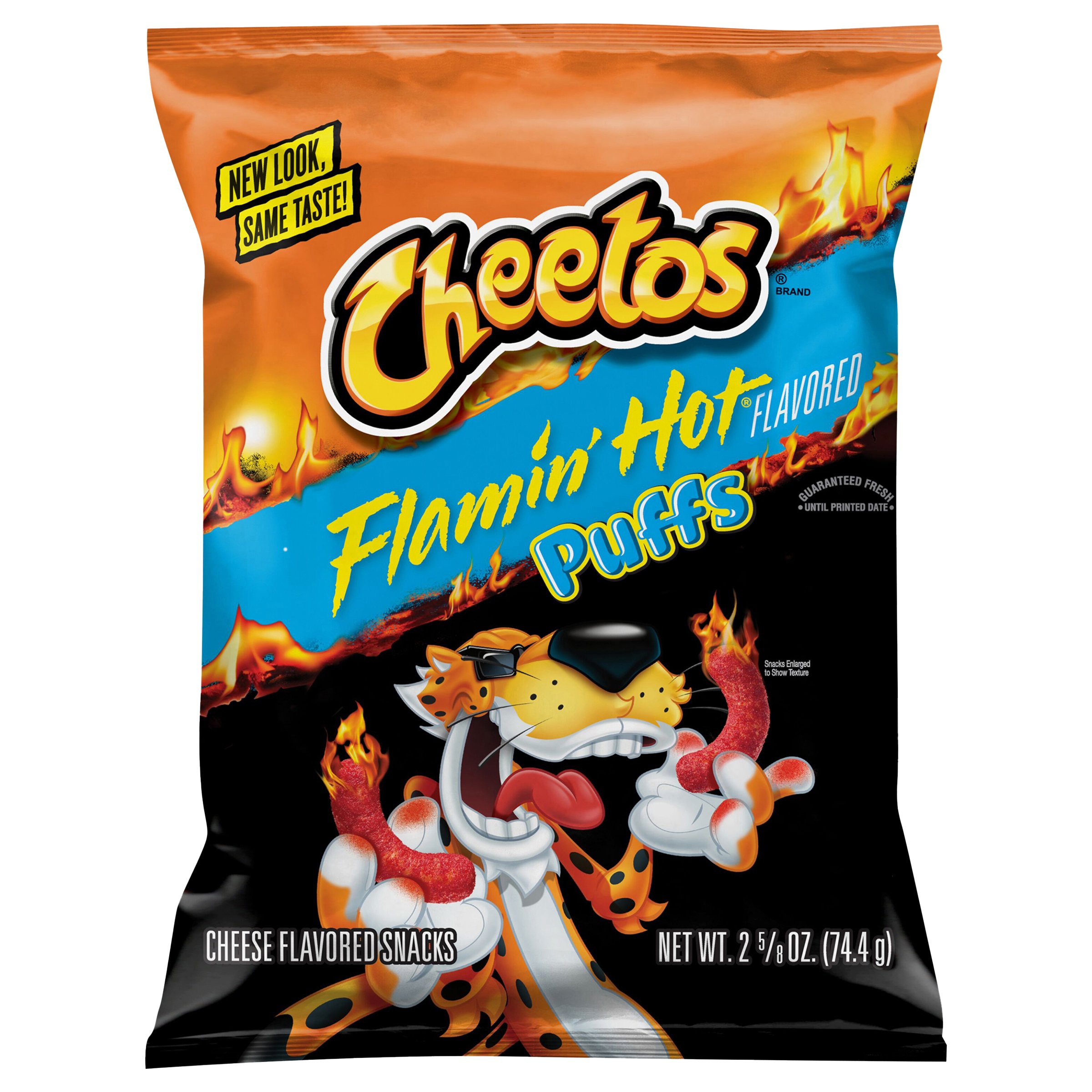 Cheetos Flamin' Hot Puffs Cheese Snacks - Shop Chips at H-E-B