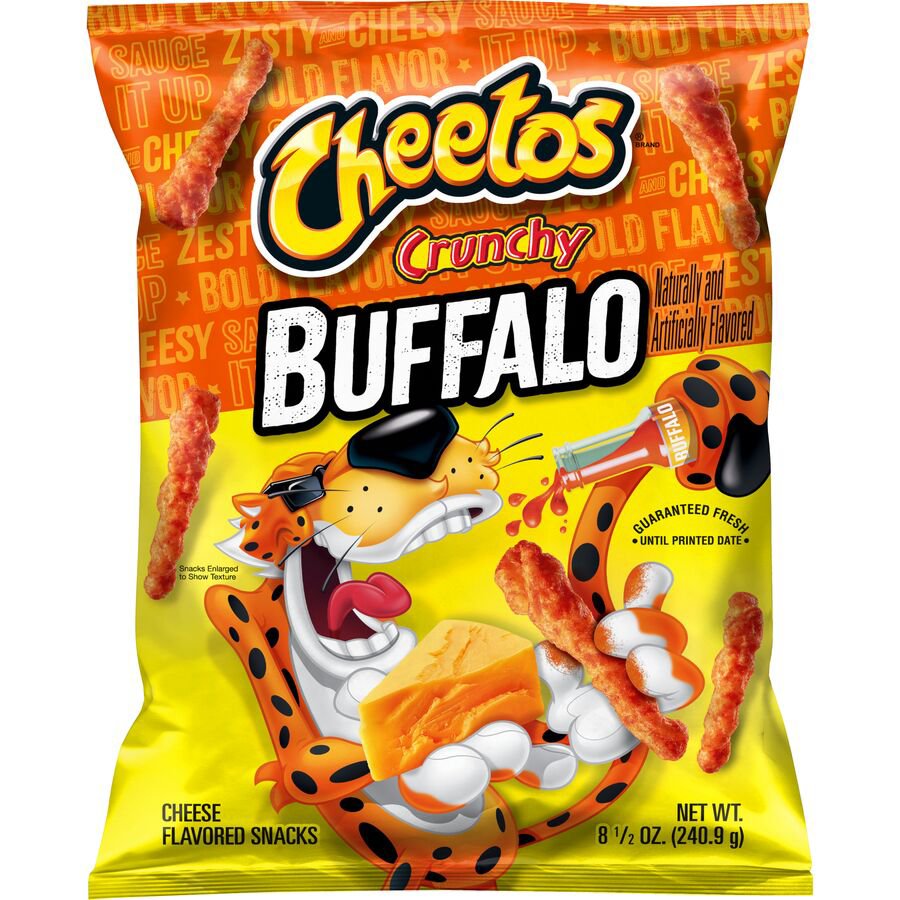 Cheetos Crunchy Buffalo Cheese Snacks - Shop Chips at H-E-B