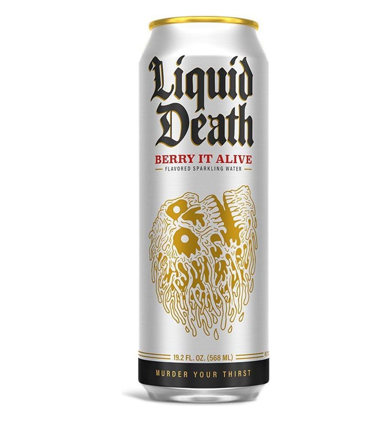 Liquid Death Berry It Alive Flavored Sparkling Water - Shop Water at H-E-B