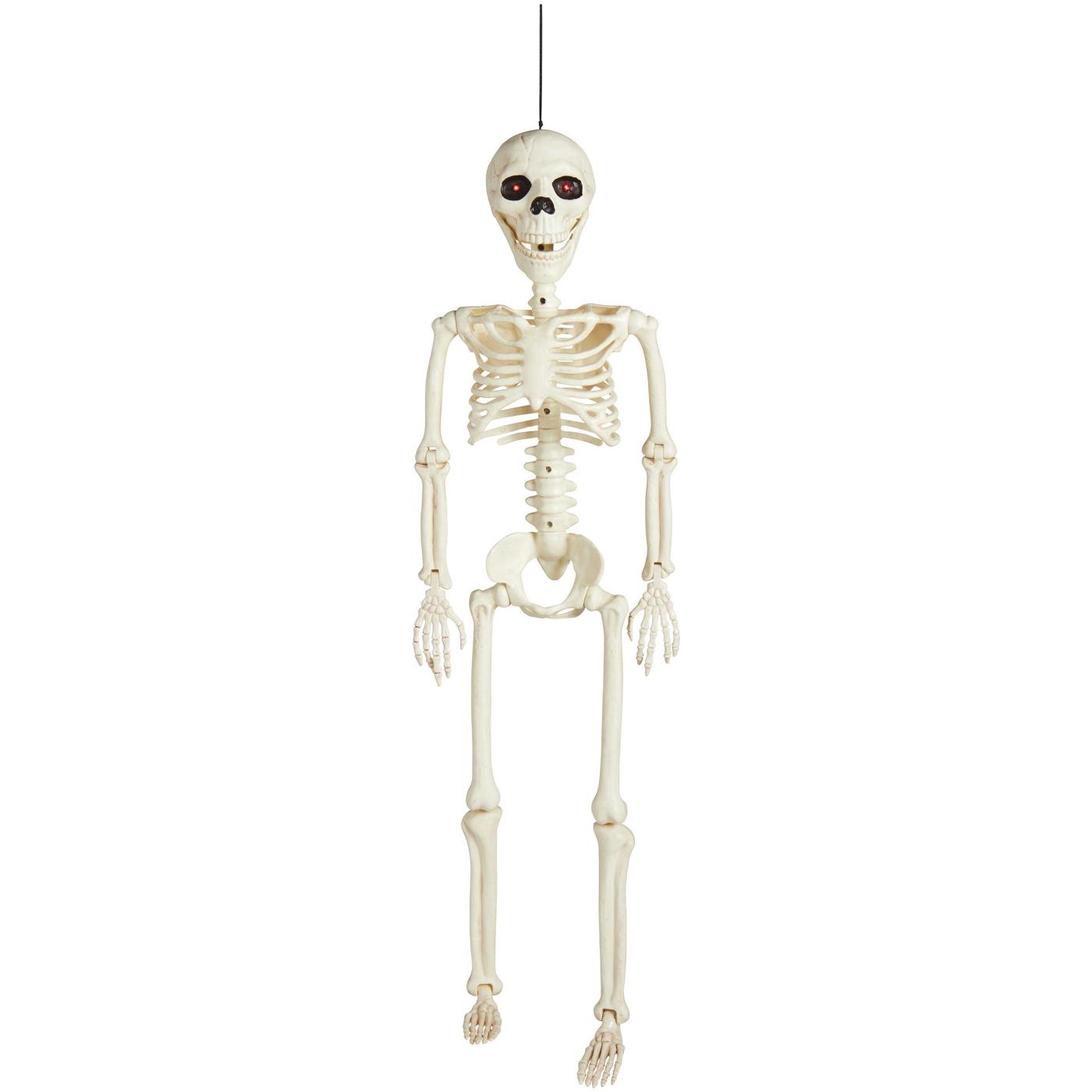 Destination Holiday Light Up Animated Posable Halloween Skeleton - Shop ...