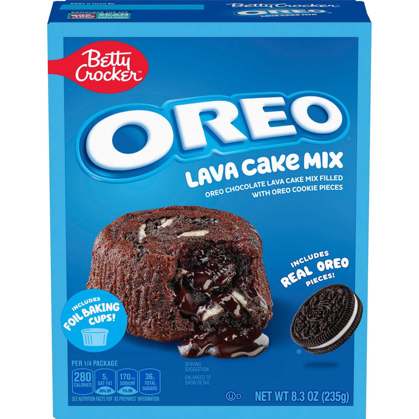 Betty Crocker Oreo Lava Cake Mix - Shop Baking mixes at H-E-B