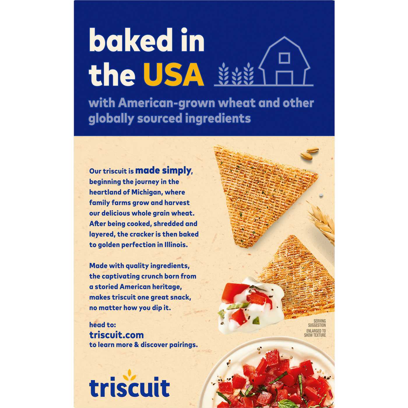 Triscuit Tomato Basil Pizza Whole Grain Wheat Crackers - Shop Crackers ...