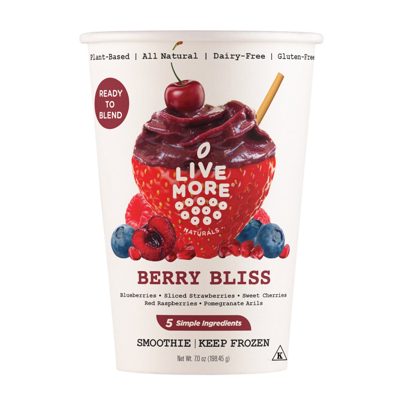 LiveMore Berry Bliss Smoothie Cup - Shop Juice & smoothies at H-E-B