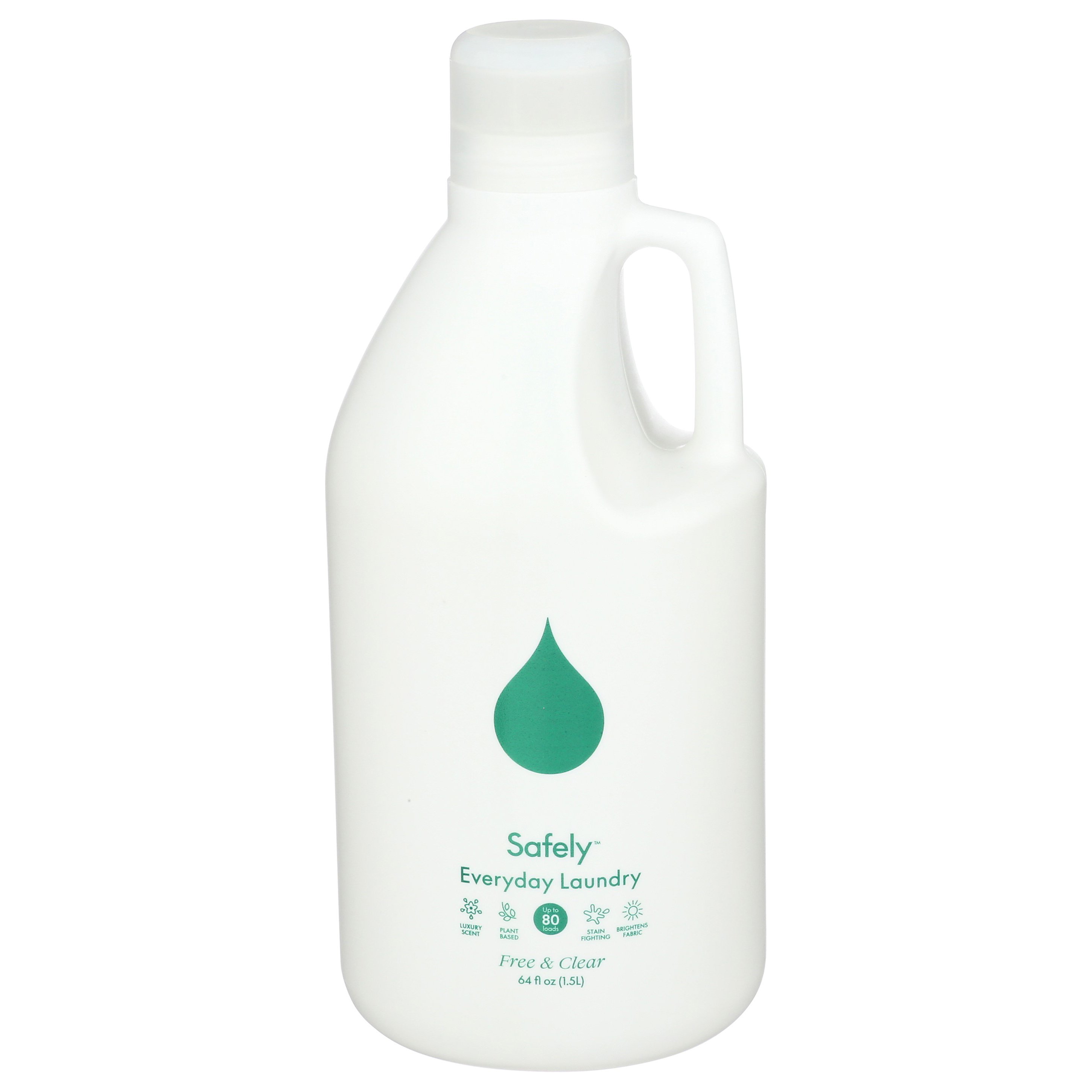 Safely Everyday Laundry Free & Clear Laundry Detergent, 80 Loads - Shop ...