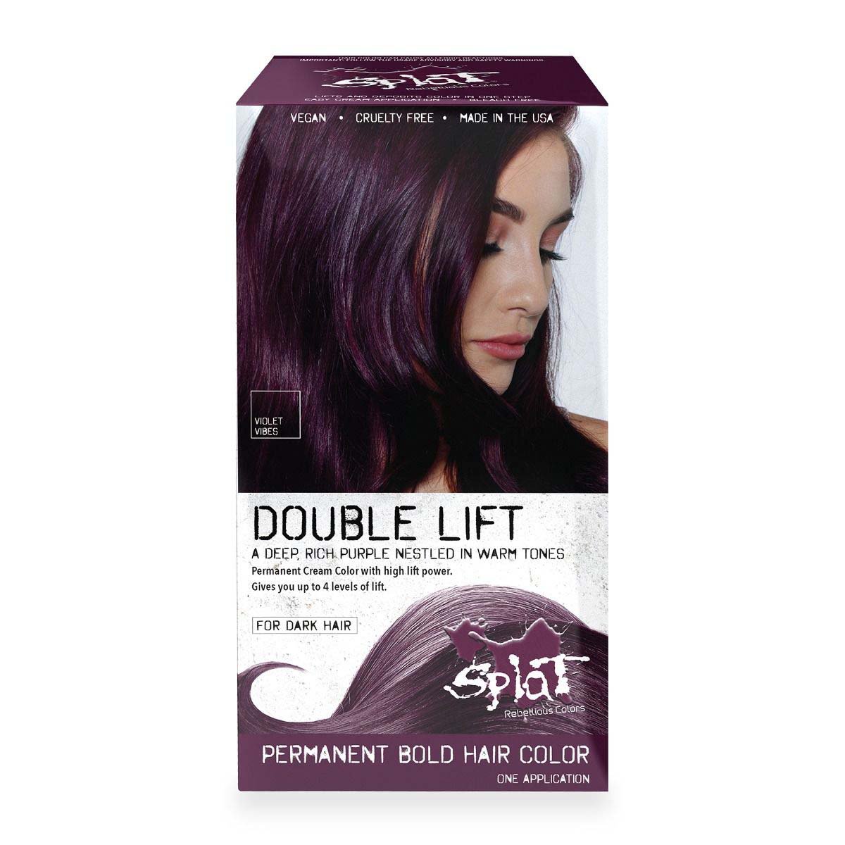 Splat Double Lift Hair Color - Violet Vibes - Shop Hair color at H-E-B