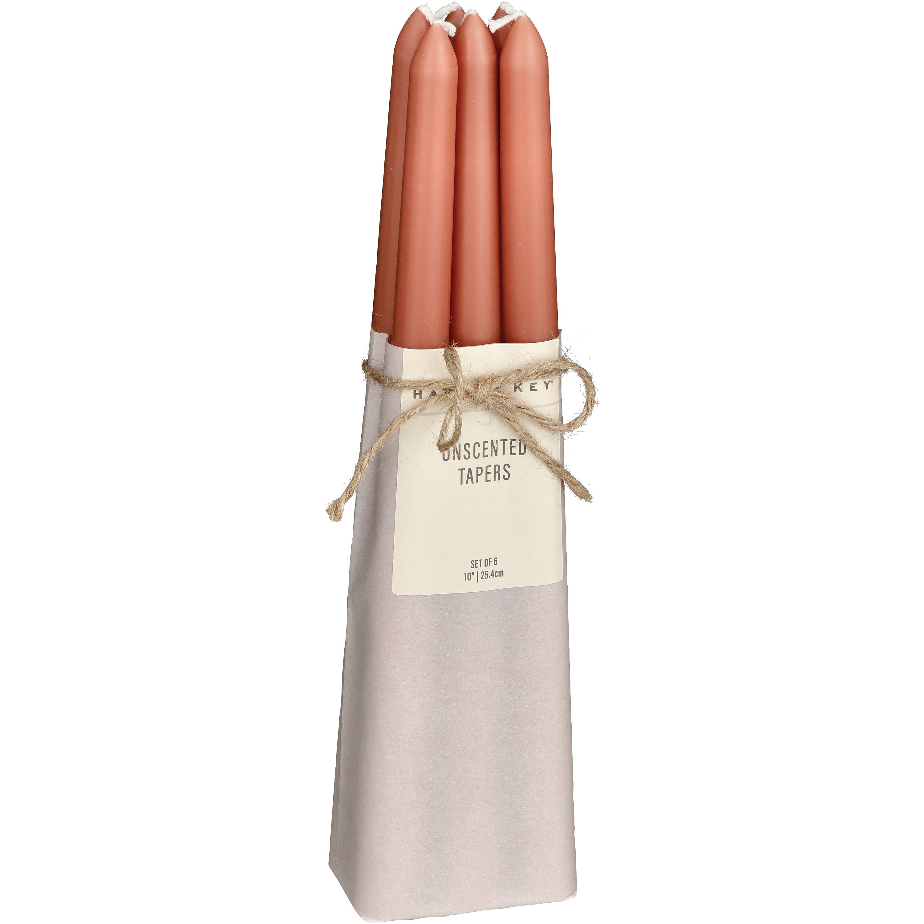 Haven + Key Unscented Taper Candles - Blush, 6 pk - Shop Seasonal decor ...