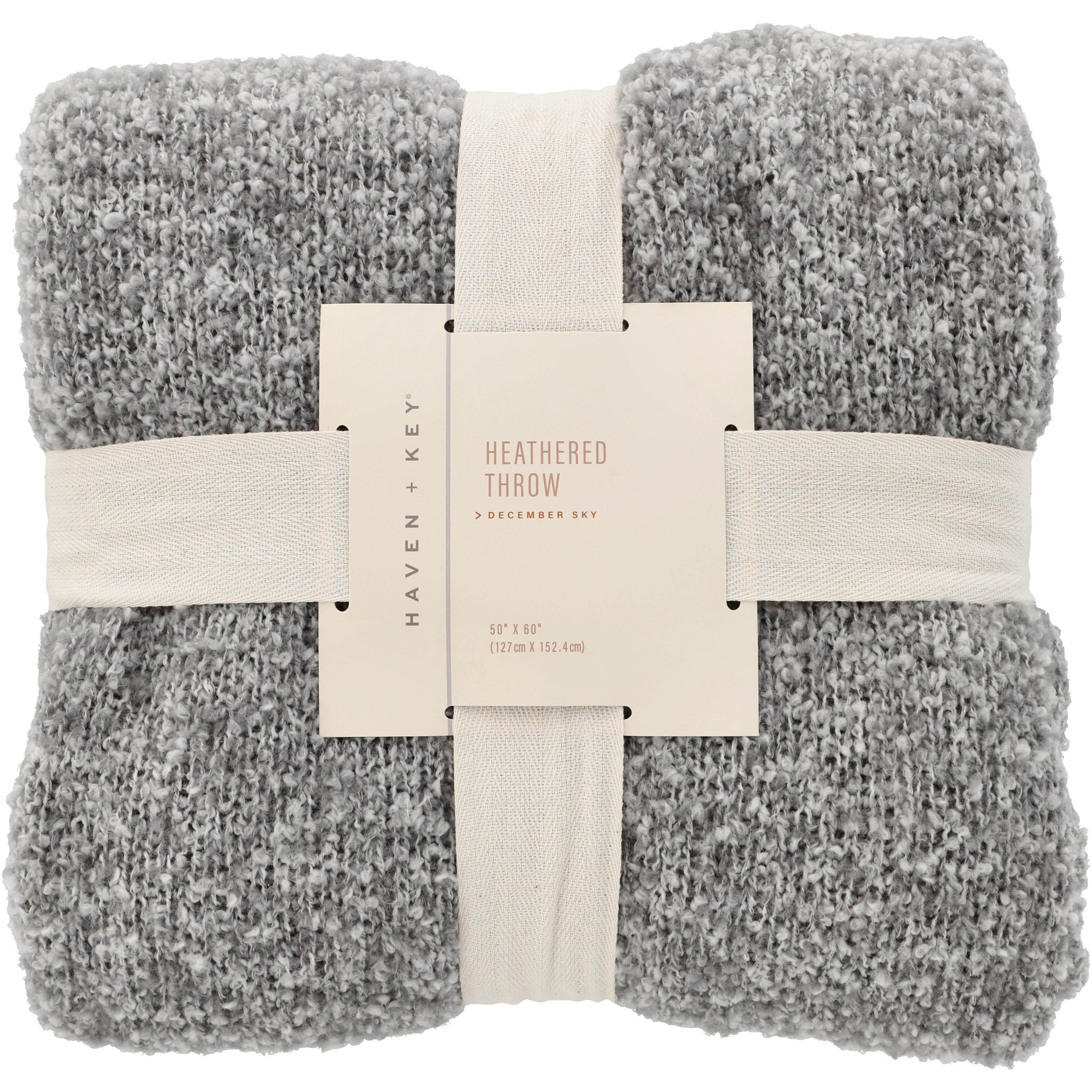 Haven + Key Heathered Throw Blanket - December Sky - Shop Blankets ...