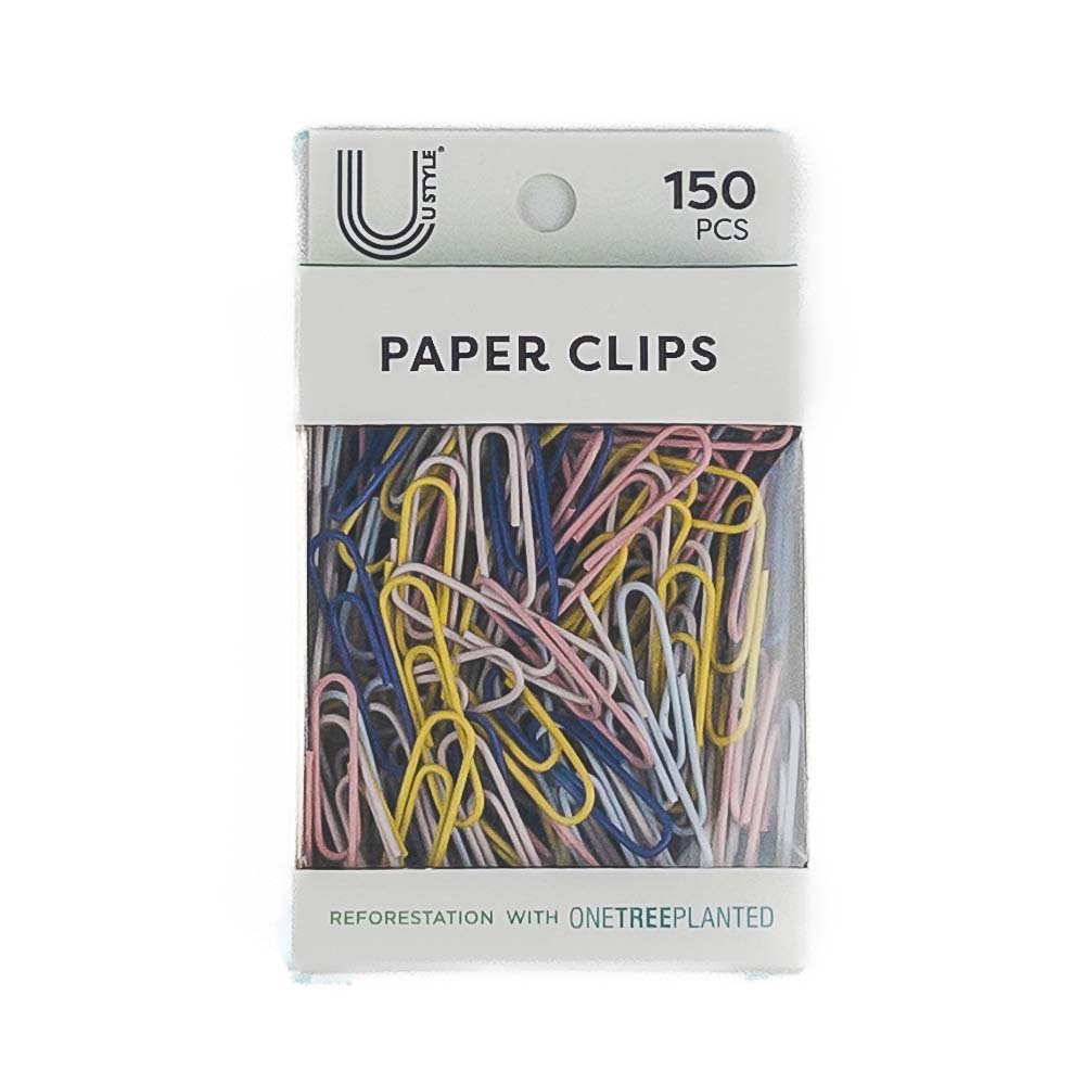 U Style Medium Paper Clips - Assorted Colors - Shop Paper clips ...