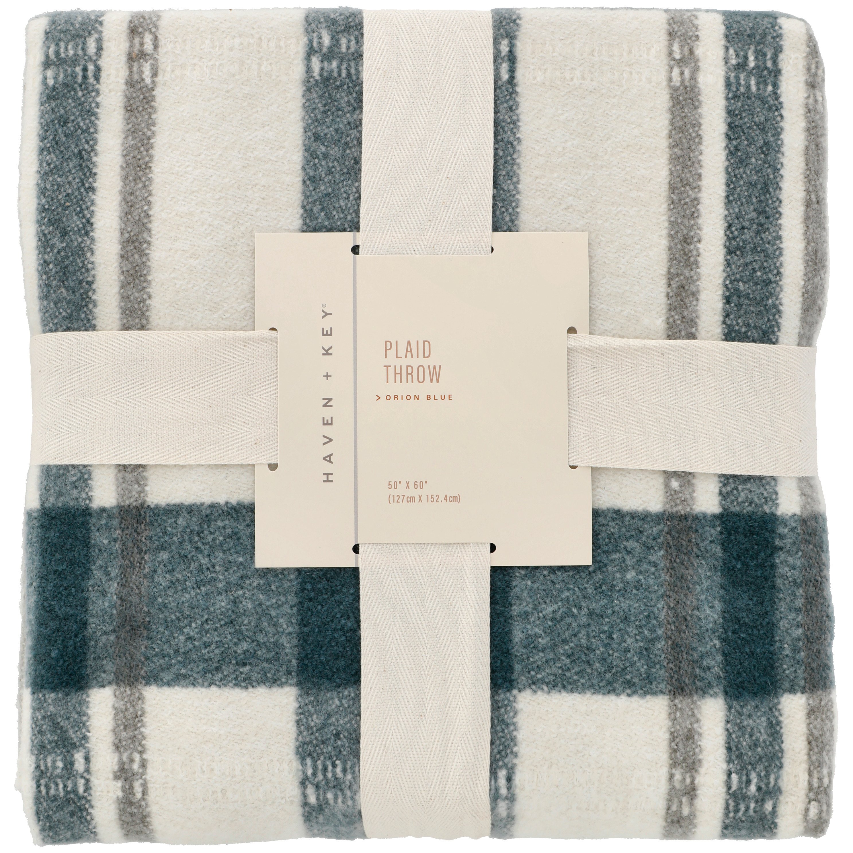 Haven + Key Plaid Throw Blanket - Orion Blue - Shop Blankets & throws ...
