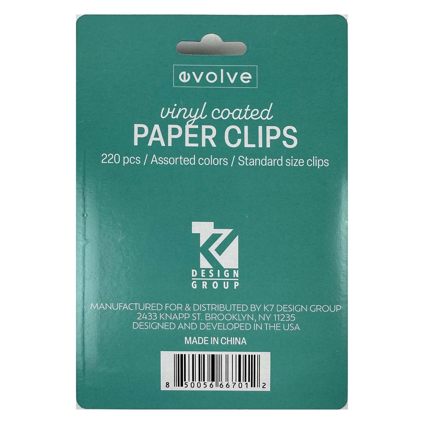 Evolve Vinyl Coated Paper Clips - Multi Color - Shop Paper clips ...