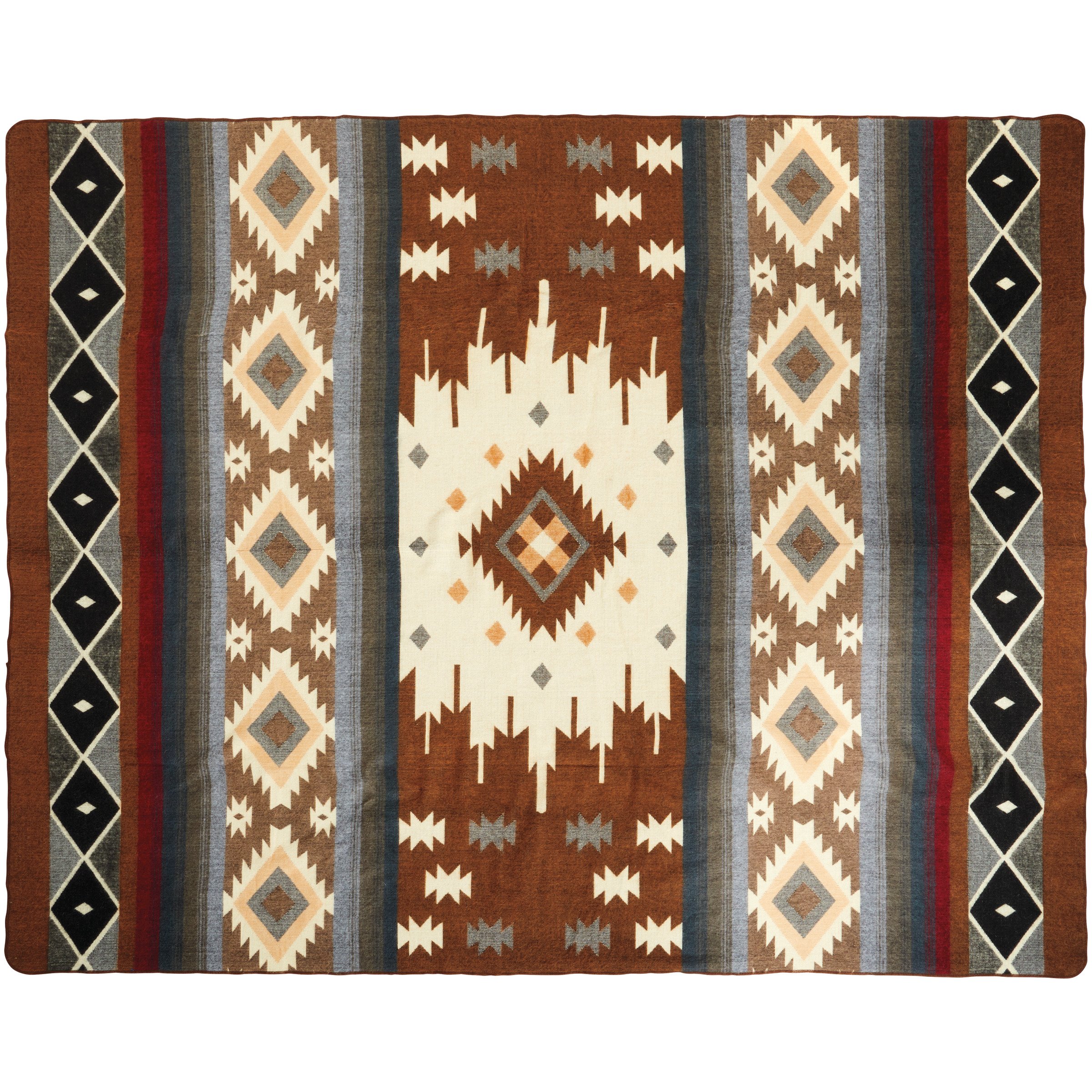 Texas Proud Southwestern Alpaca Wool Barn Blanket - Shop Seasonal decor ...