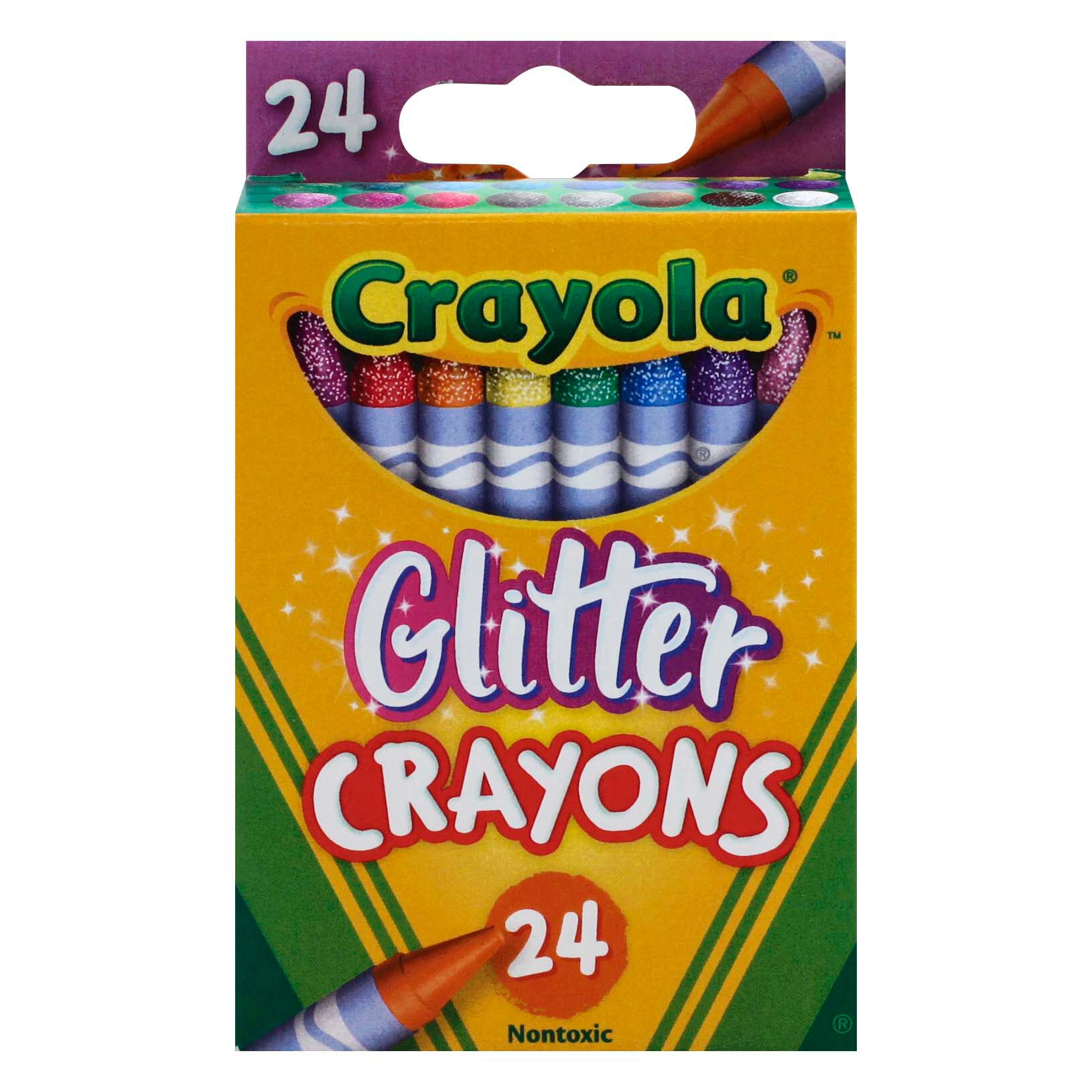 Crayola Glitter Crayons - Shop Crayons at H-E-B