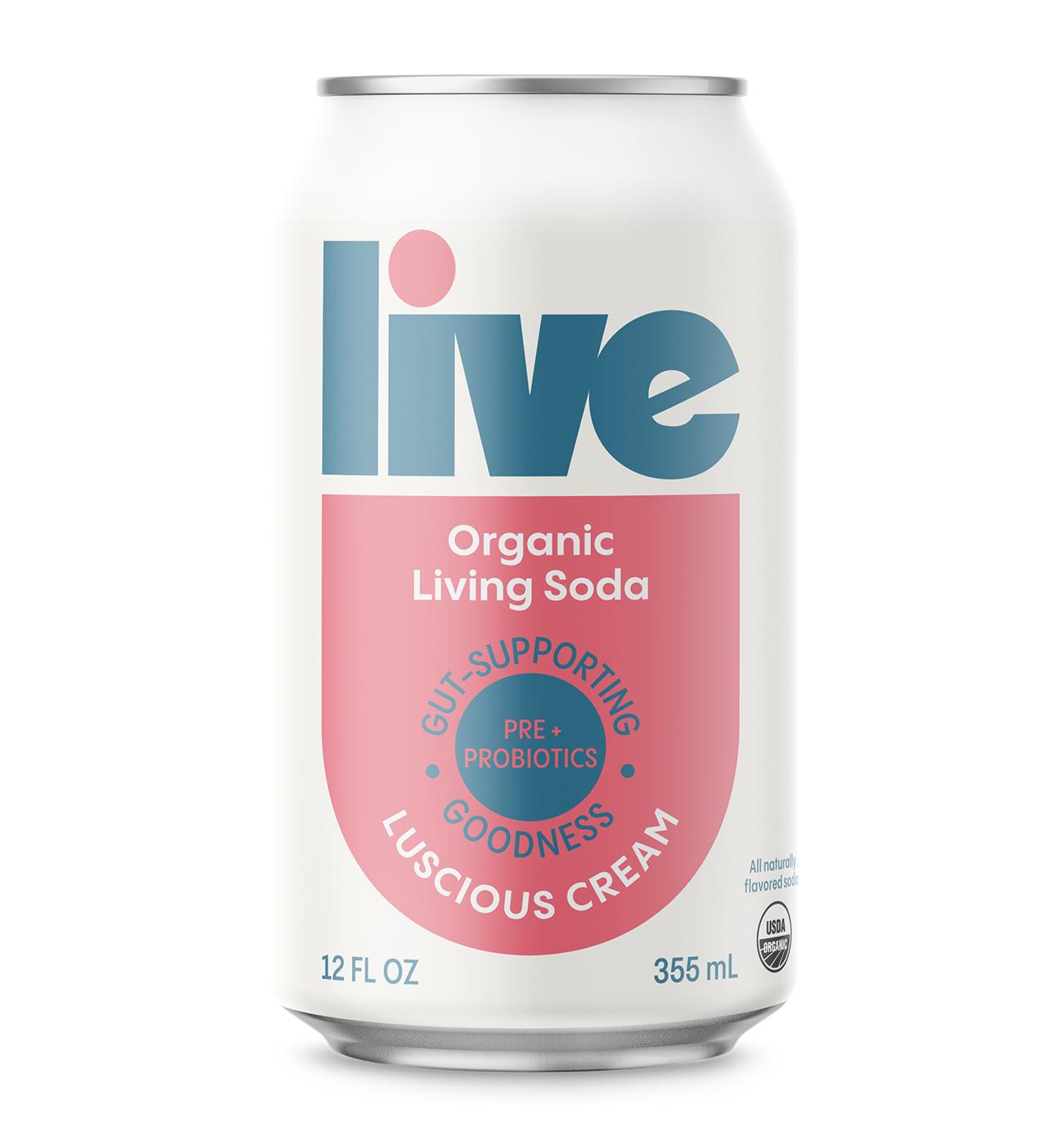 LIVE Soda Organic Probiotic Luscious Cream - Shop Soda at H-E-B