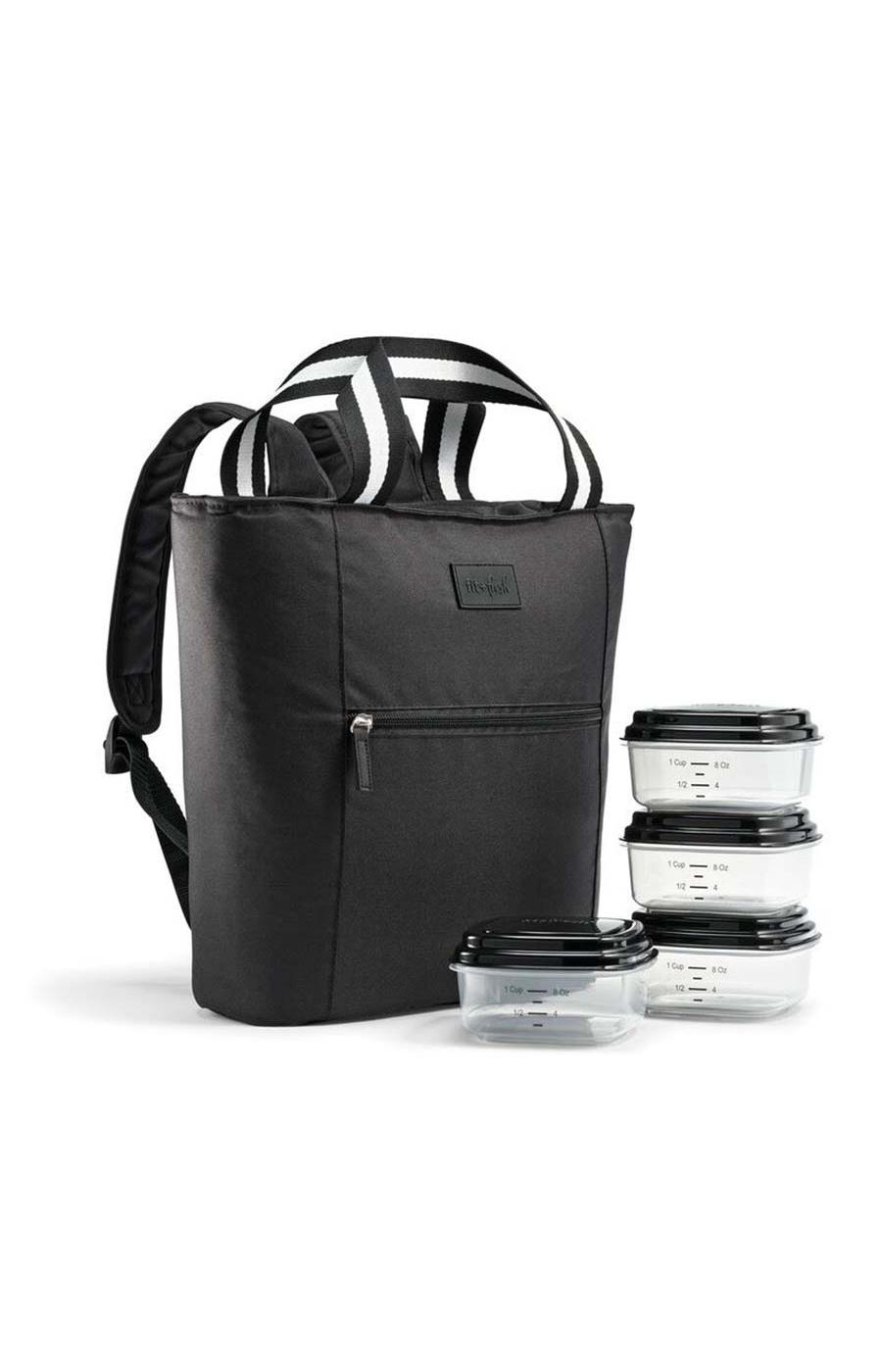 Fit + Fresh Layla Lunch Bag Kit - Black - Shop Lunch boxes at H-E-B