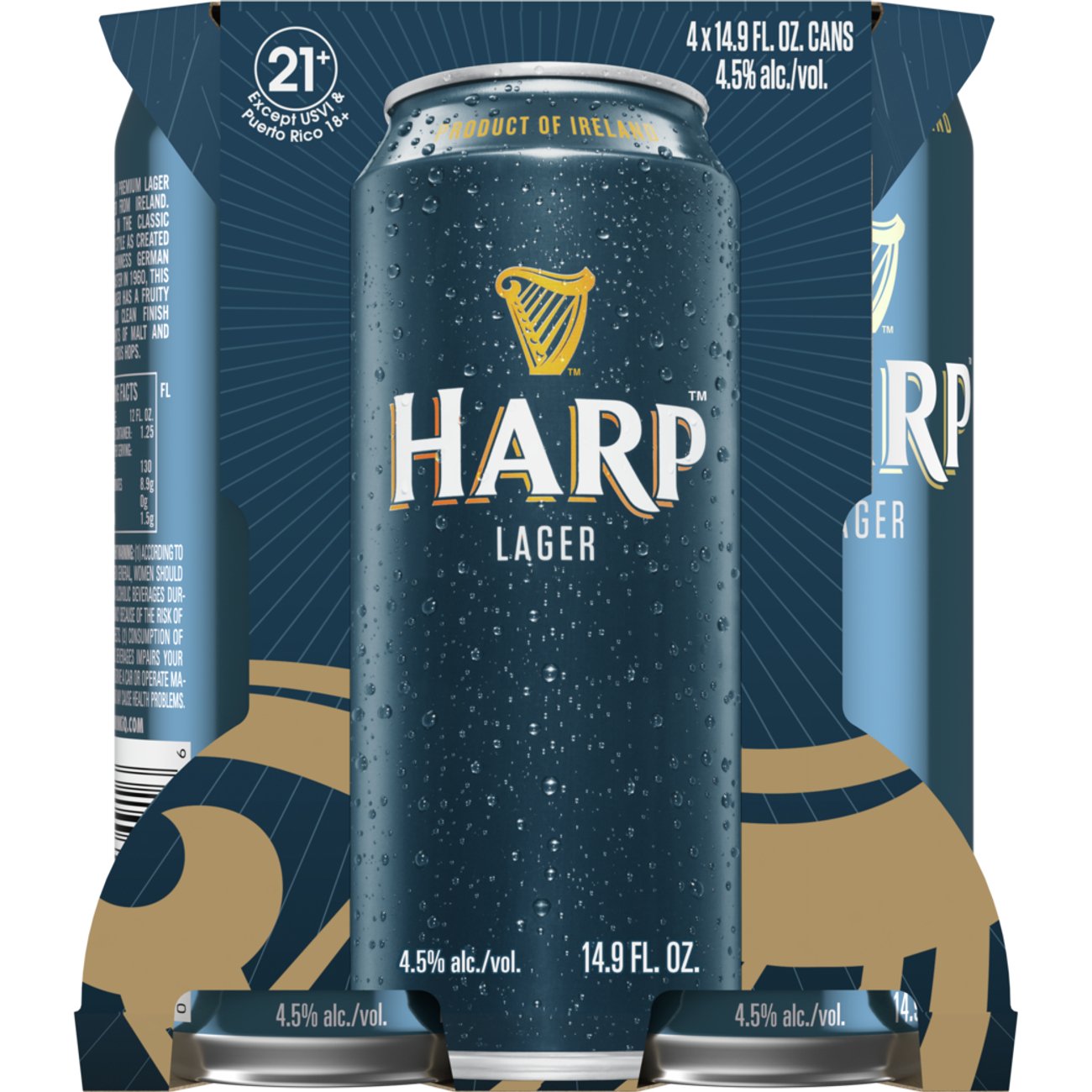 Harp Lager 4 pk Cans - Shop Beer at H-E-B