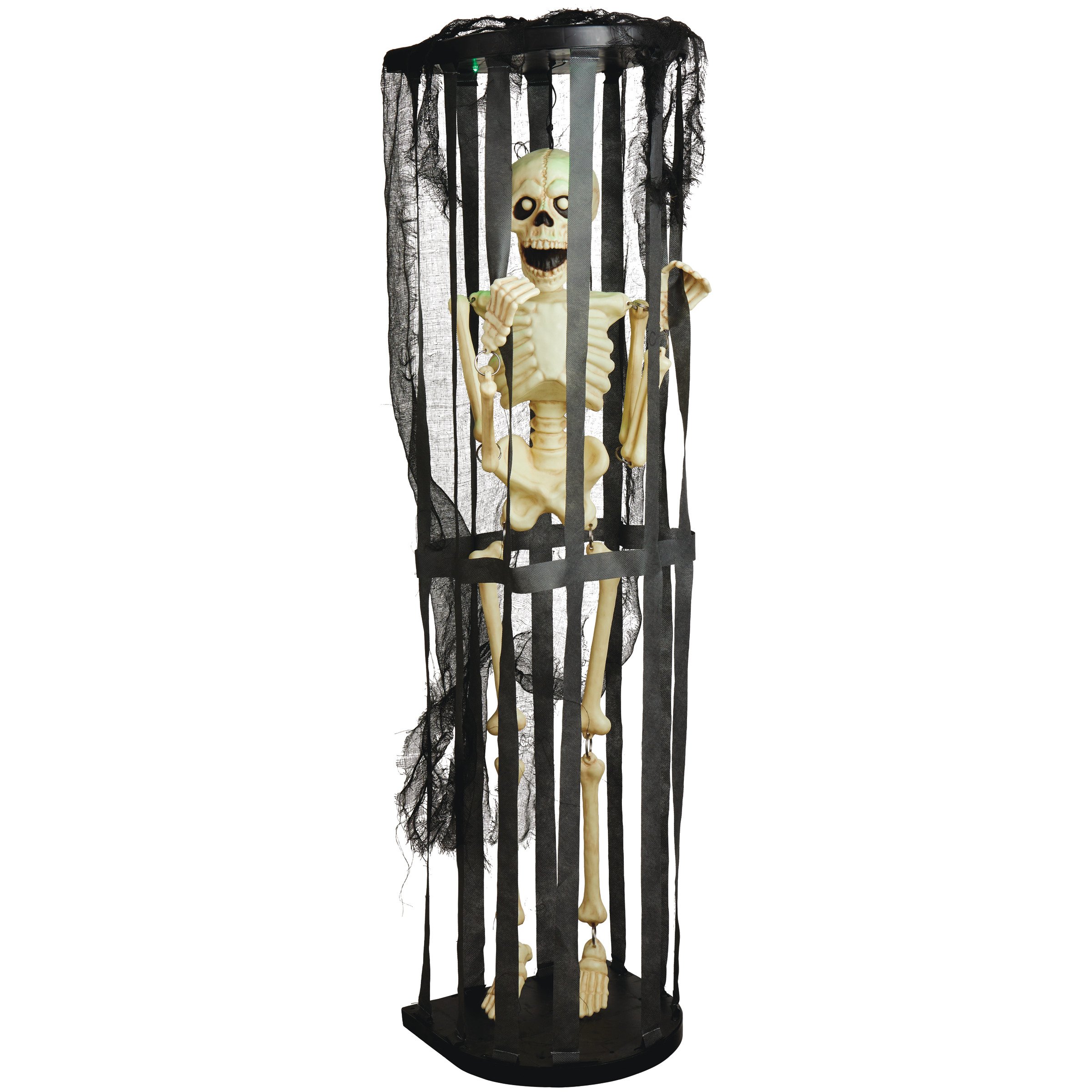 Destination Holiday Halloween Shaking Cage Skeleton - Shop Seasonal ...