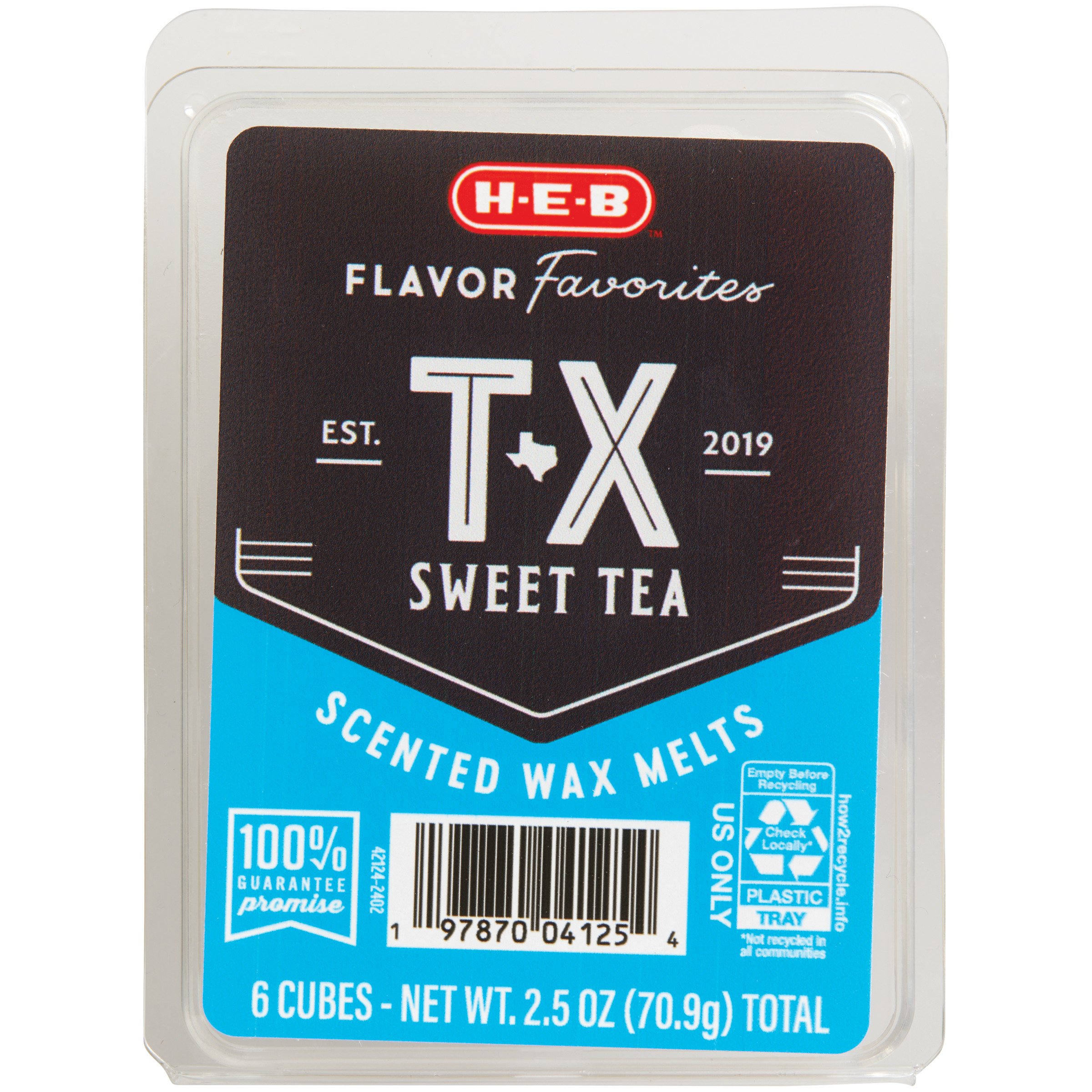 H-E-B Flavor Favorites TX Sweet Tea Scented Wax Melts - Shop Scented ...