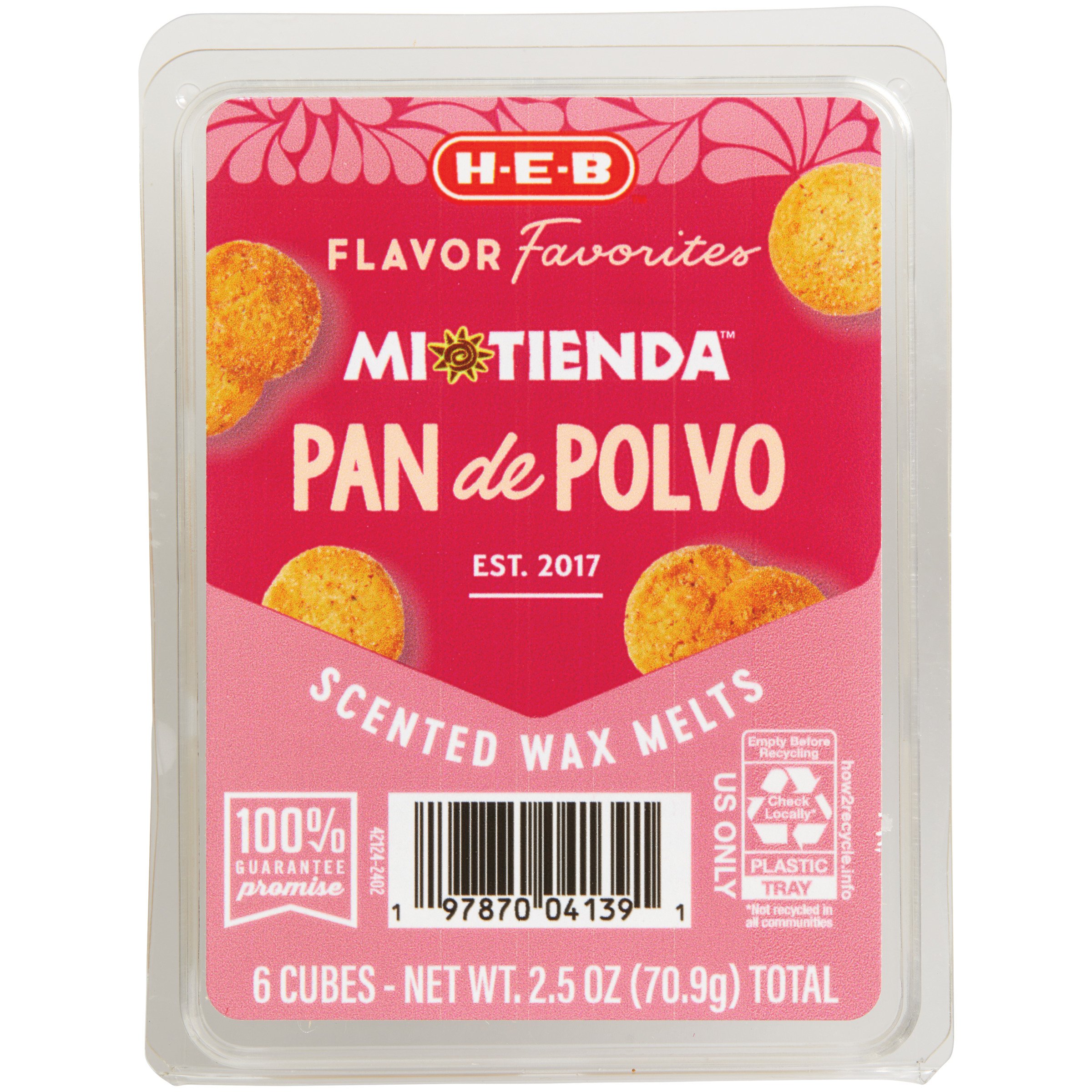 H-E-B Flavor Favorites Mi Tienda Pan De Polvo Scented Wax Melts - Shop ...