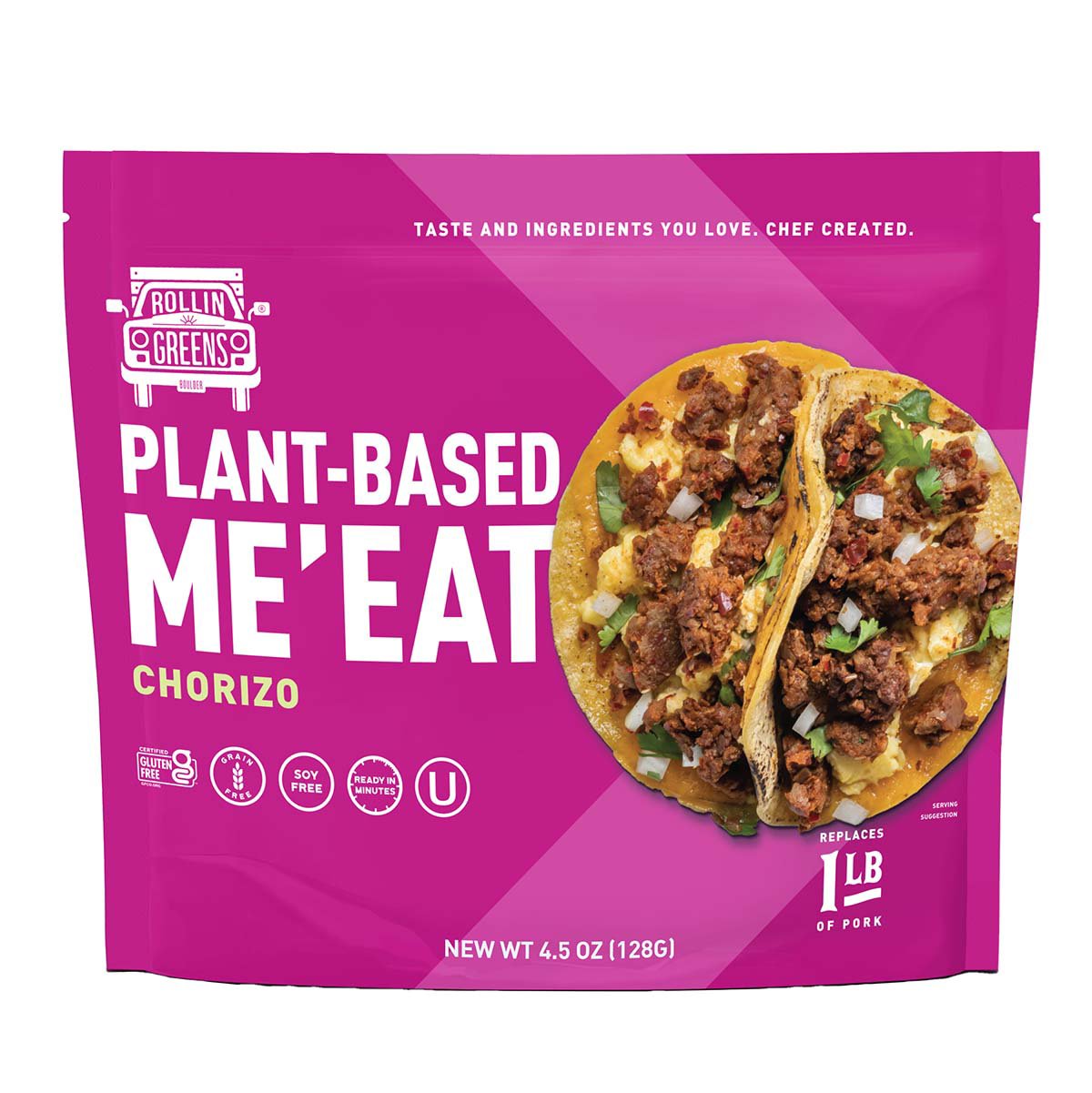 RollinGreens Plant-Based Me'Eat Chorizo - Shop Meat alternatives at H-E-B