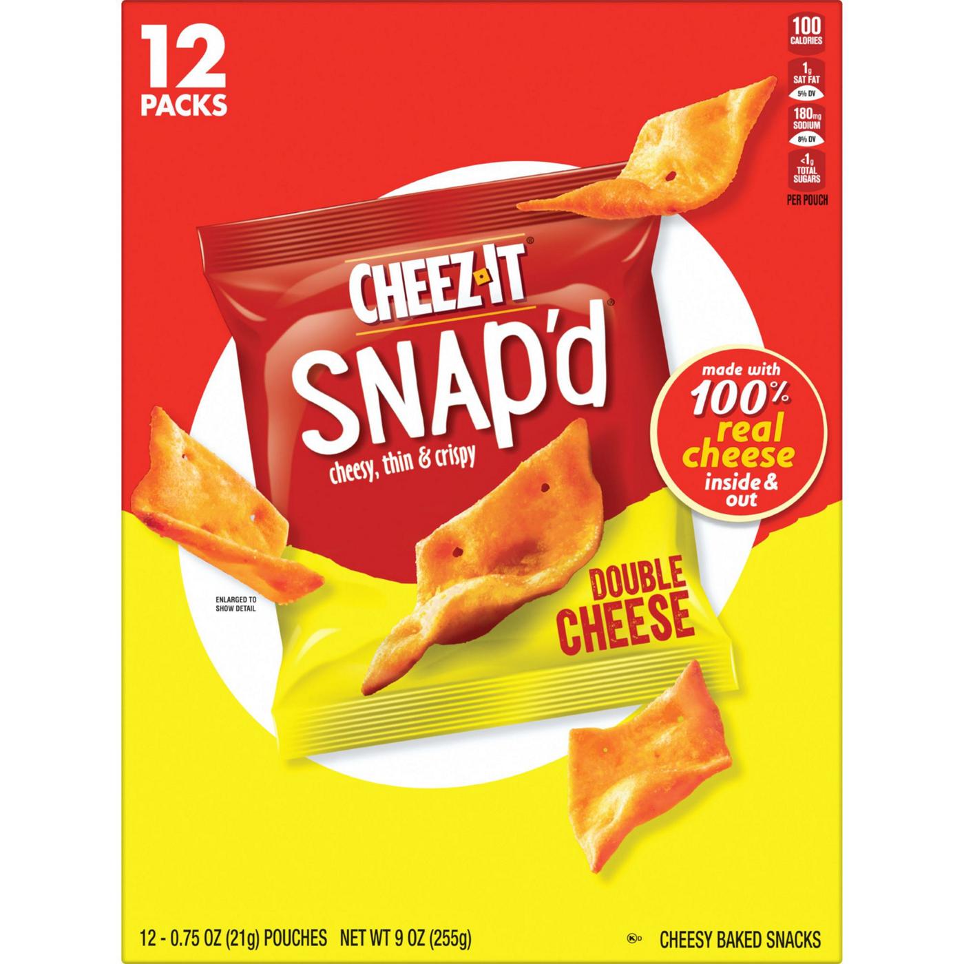 Cheez-It Double Cheese Cheese Cracker Chips, 9 oz - Shop Crackers ...