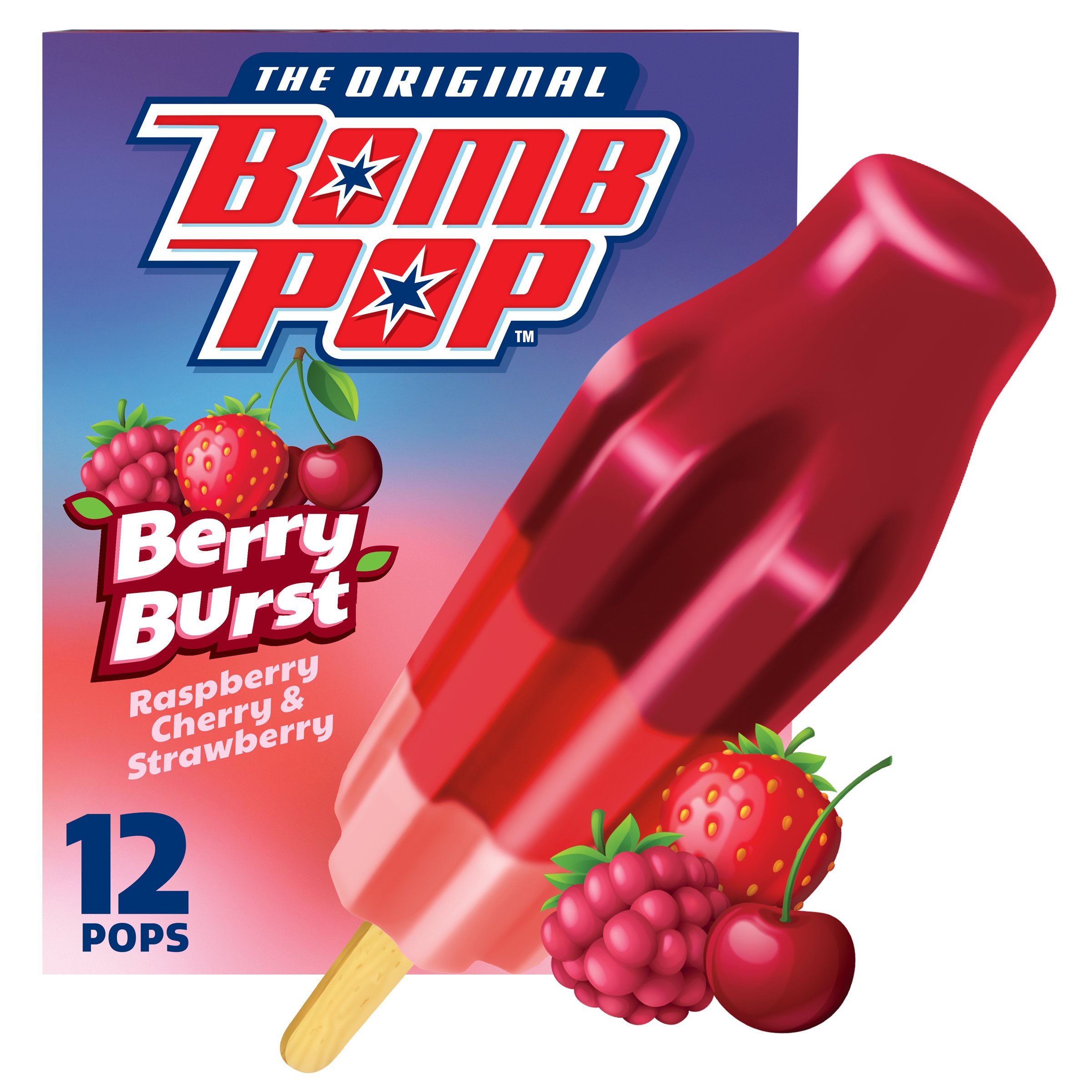 Bomb Pop Berry Burst Ice Pops - Shop Bars & pops at H-E-B