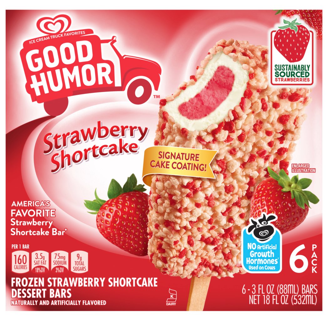 Good Humor Strawberry Shortcake Dessert Bars - Shop Bars & pops at H-E-B