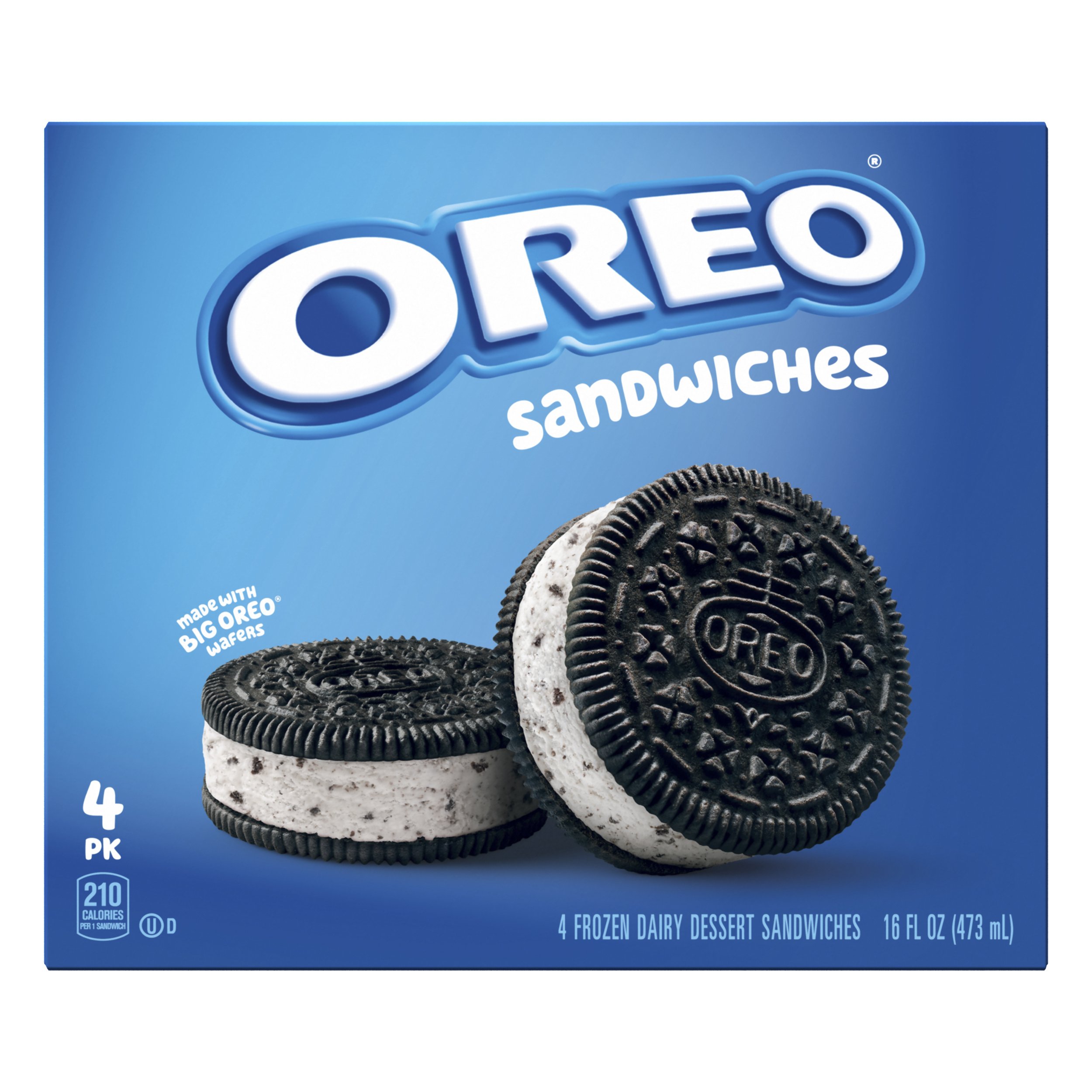 Dreyer's Oreo Sandwiches Frozen Treats - Shop Cones & sandwiches at H-E-B