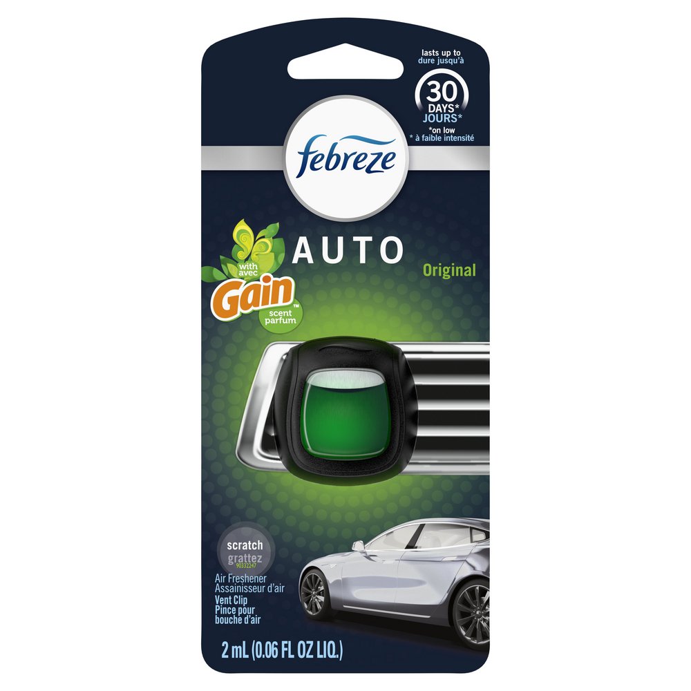 Febreze Auto Vent Clip Air Freshener - Gain Original - Shop Car ...