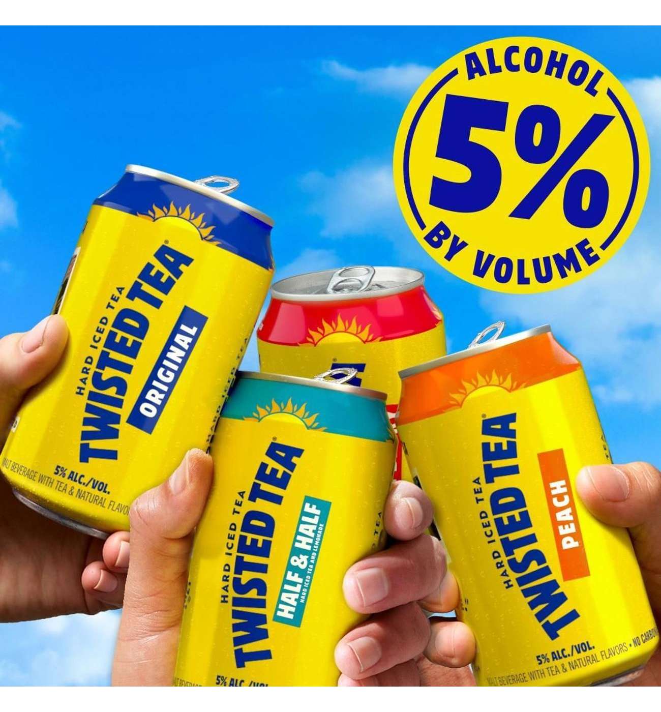 Twisted Tea Hard Iced Tea Party Pack Variety 24 pk Cans - Shop Malt ...