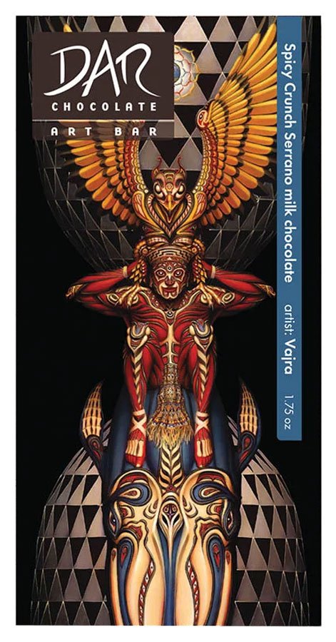 DAR Chocolate Spicy Crunch Serrano Milk Chocolate Bar , 1.75 oz ...