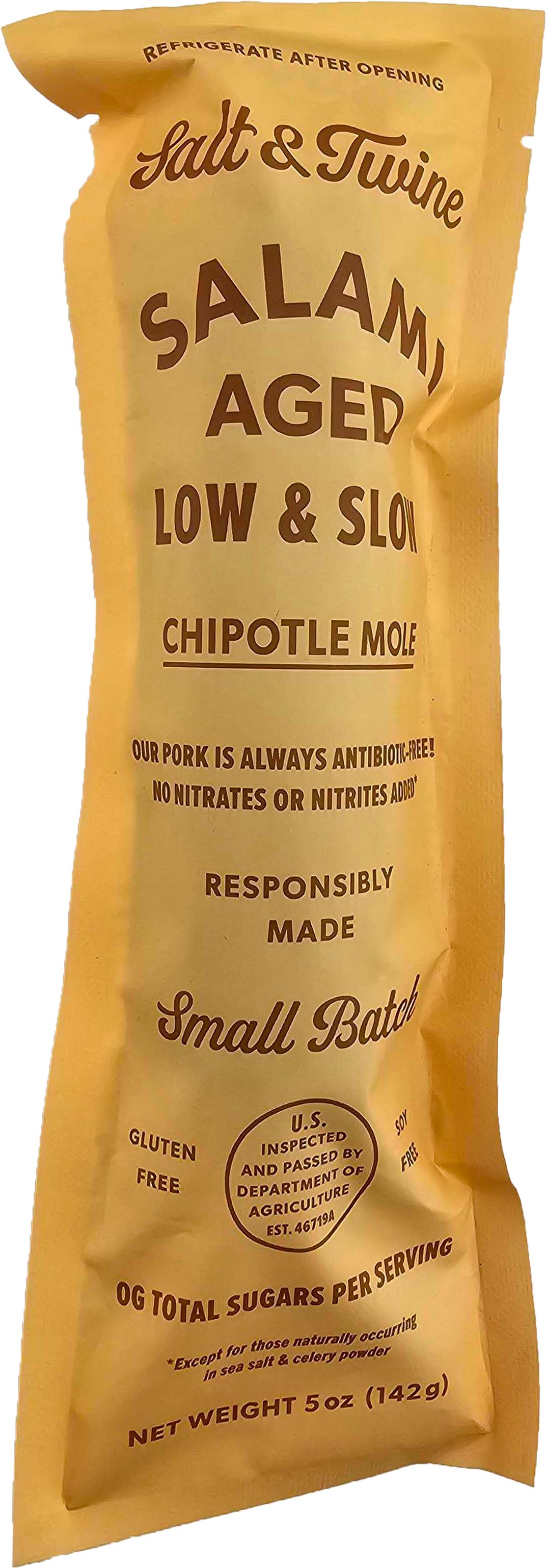 Salt & Twine Chipotle Mole Salami , 5 oz | Central Market - Really Into ...