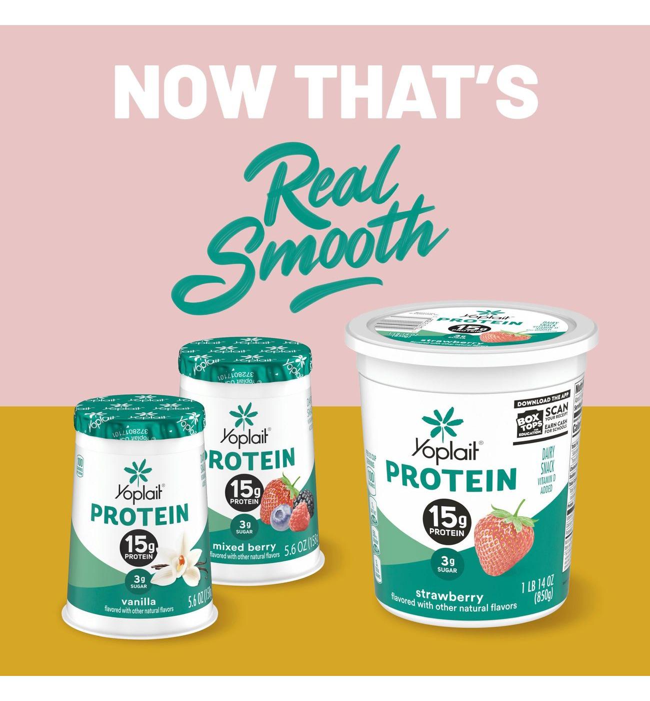 Yoplait Protein Protein Yogurt Vanilla Shop Yogurt At H E B