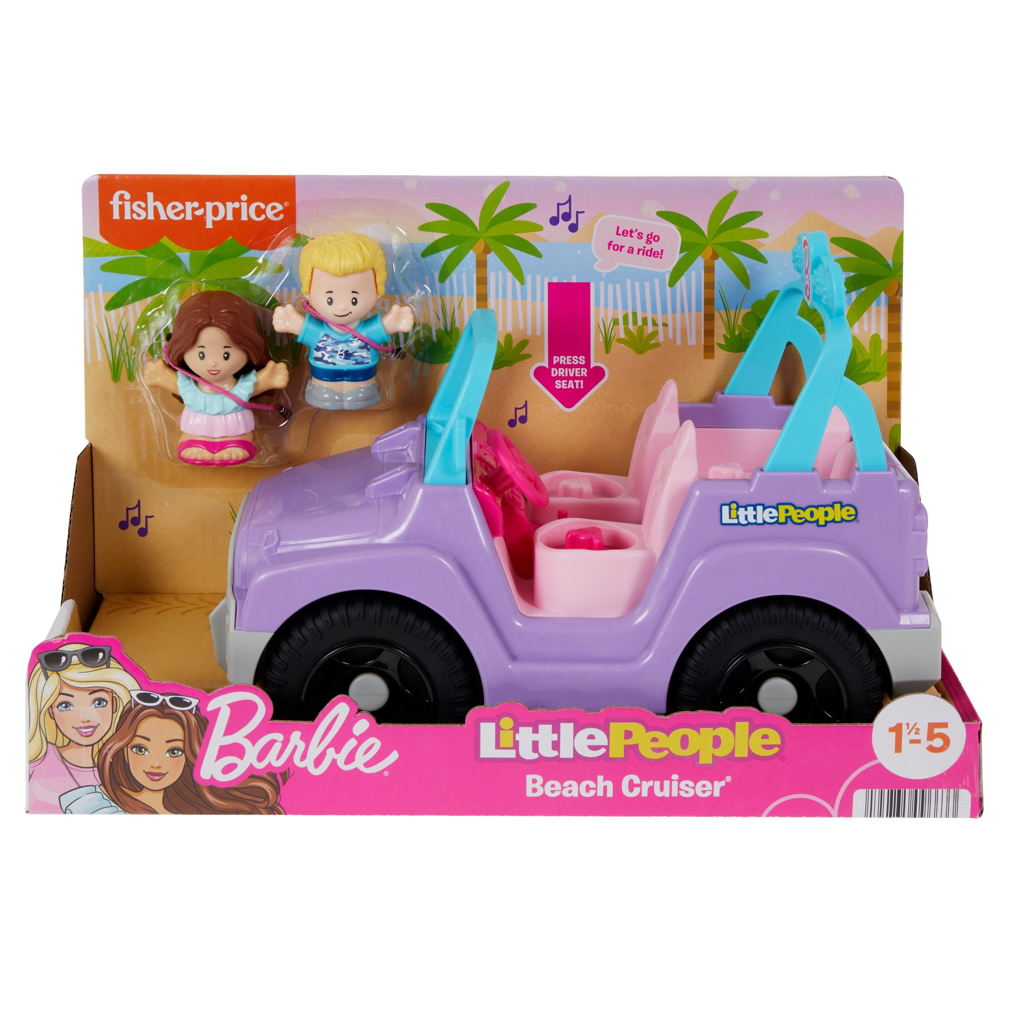 Fisher-Price Little People Barbie Beach Cruiser - Shop Playsets at H-E-B