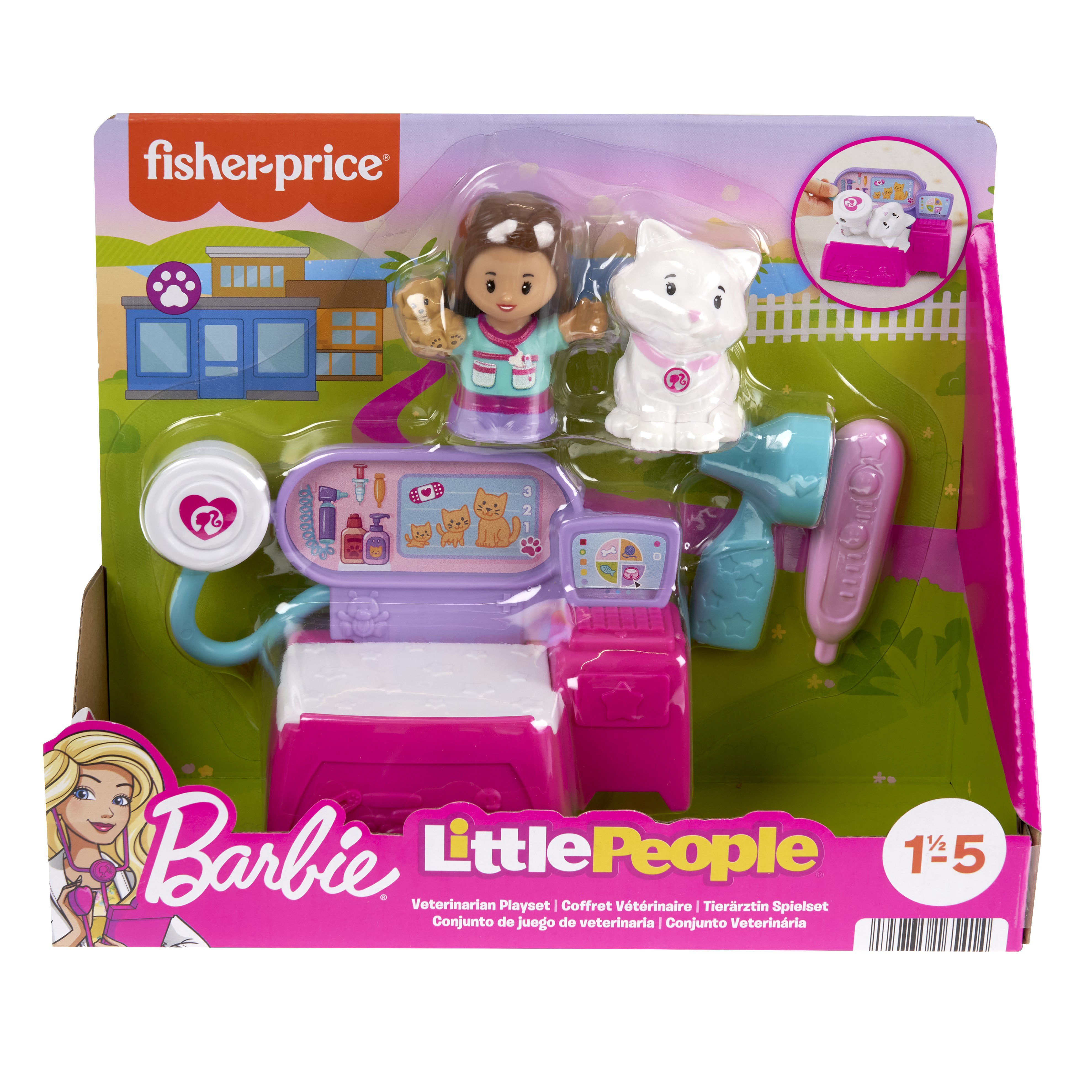 Fisher-Price Little People Barbie Veterinarian Playset - Shop Baby toys ...