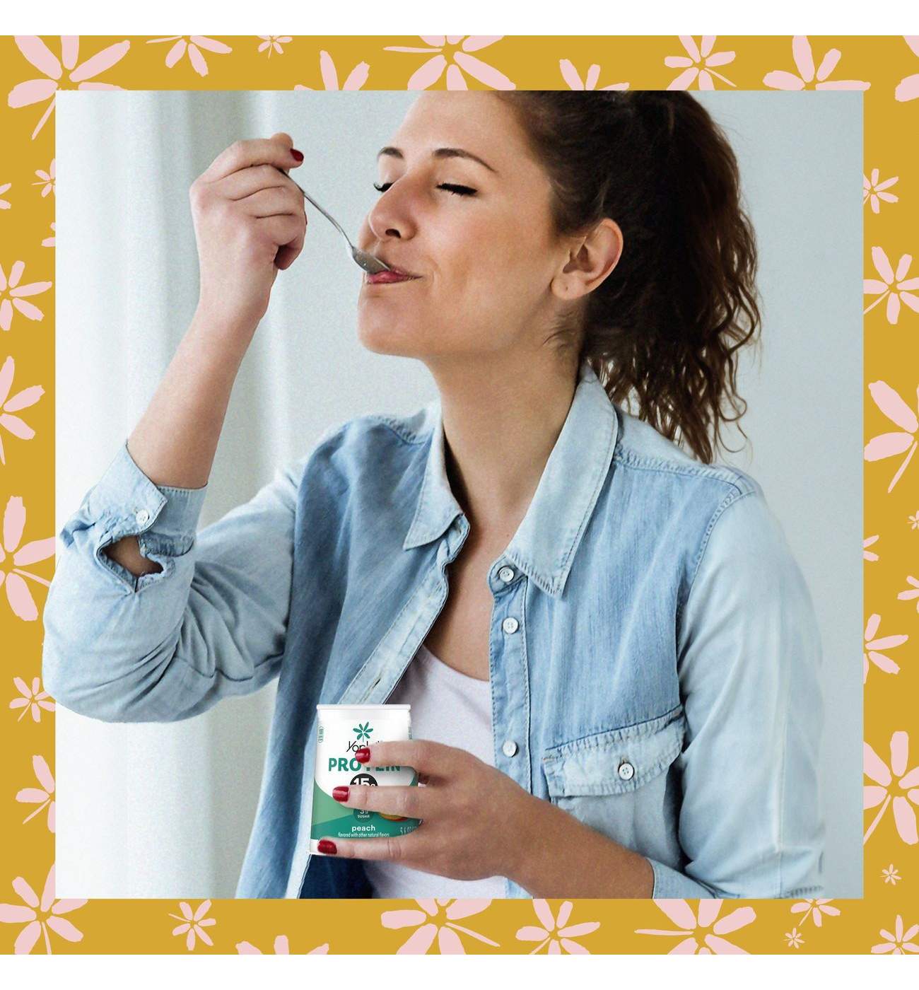 Yoplait 15g Protein Peach Yogurt - Shop Yogurt at H-E-B