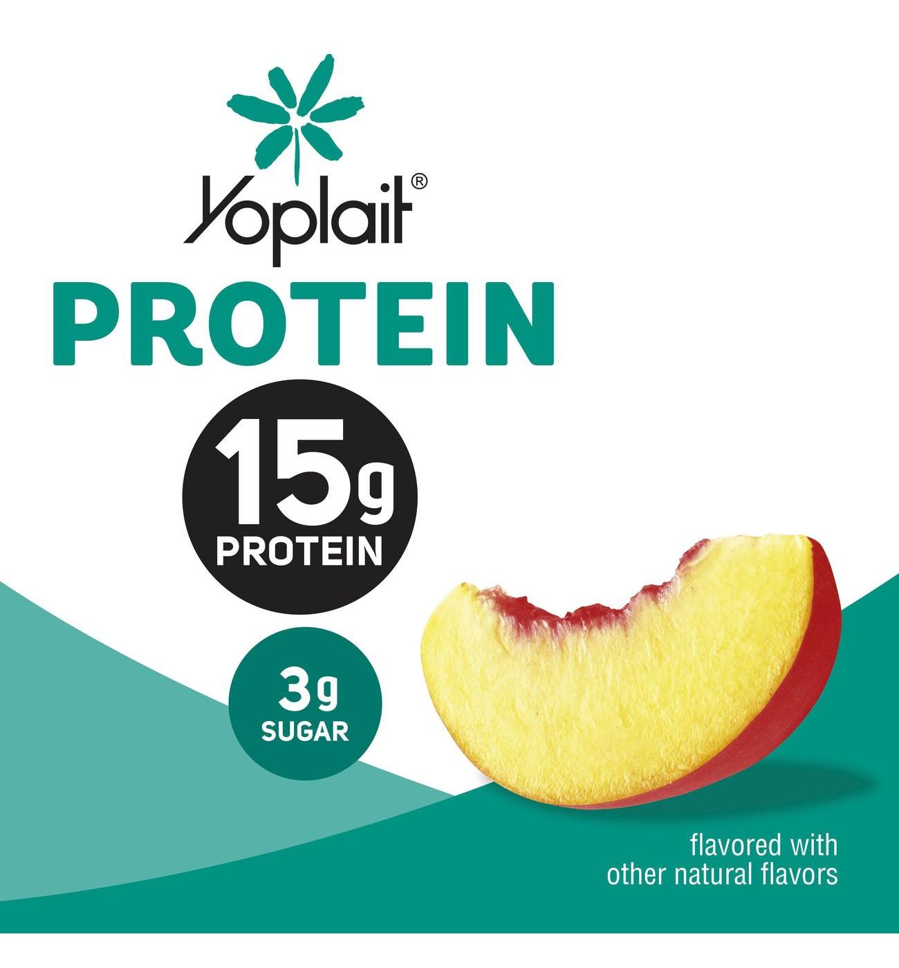 Yoplait 15g Protein Peach Yogurt - Shop Yogurt at H-E-B