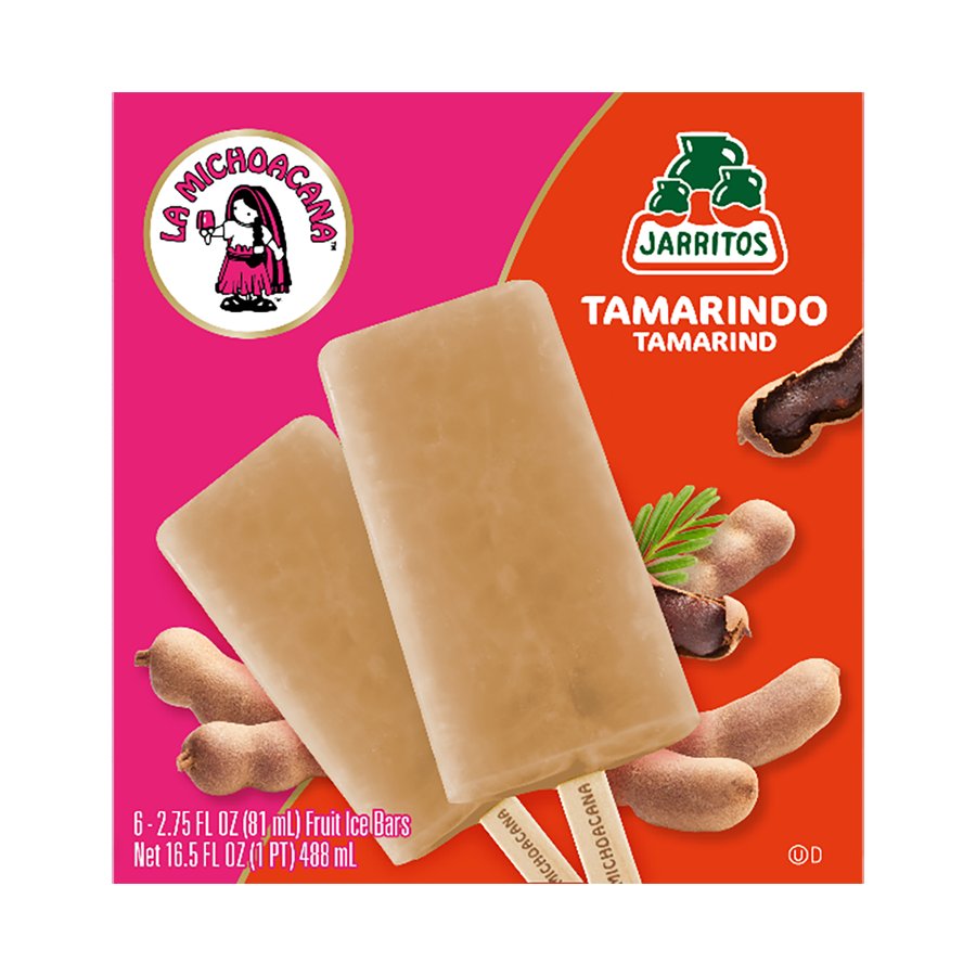 La Michoacana Jarritos Tamarindo Fruit Ice Bars - Shop Bars & pops at H-E-B