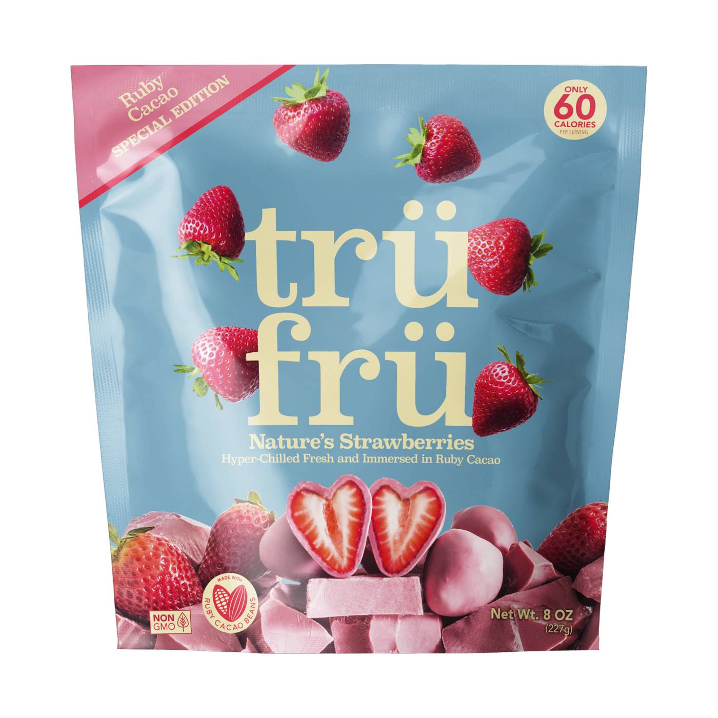 Tru Fru Nature's Strawberries Hyper-Chilled in Ruby Cacao - Shop Bars ... Tru Fru Nature's Strawberries Hyper-Chilled in Ruby Cacao - Shop Bars ...