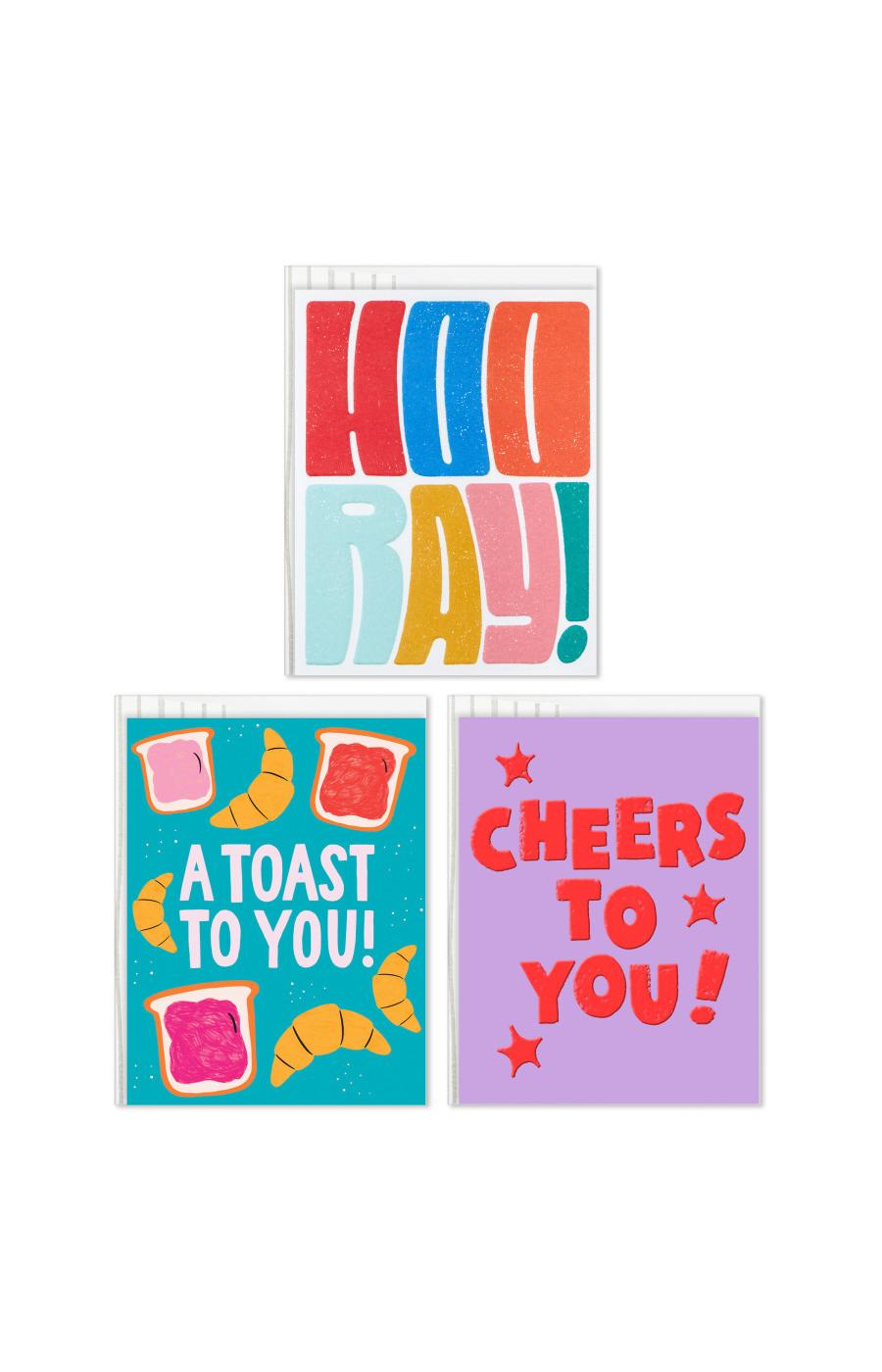 Hallmark Congratulations Cards with Envelopes Multipack - E7, E3 - Shop ...