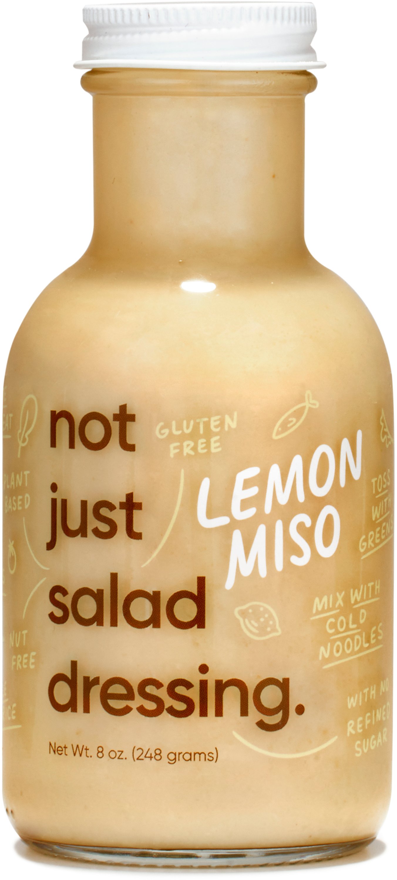 Not Just Lemon Miso Salad Dressing, 8 oz | Central Market - Really Into ...