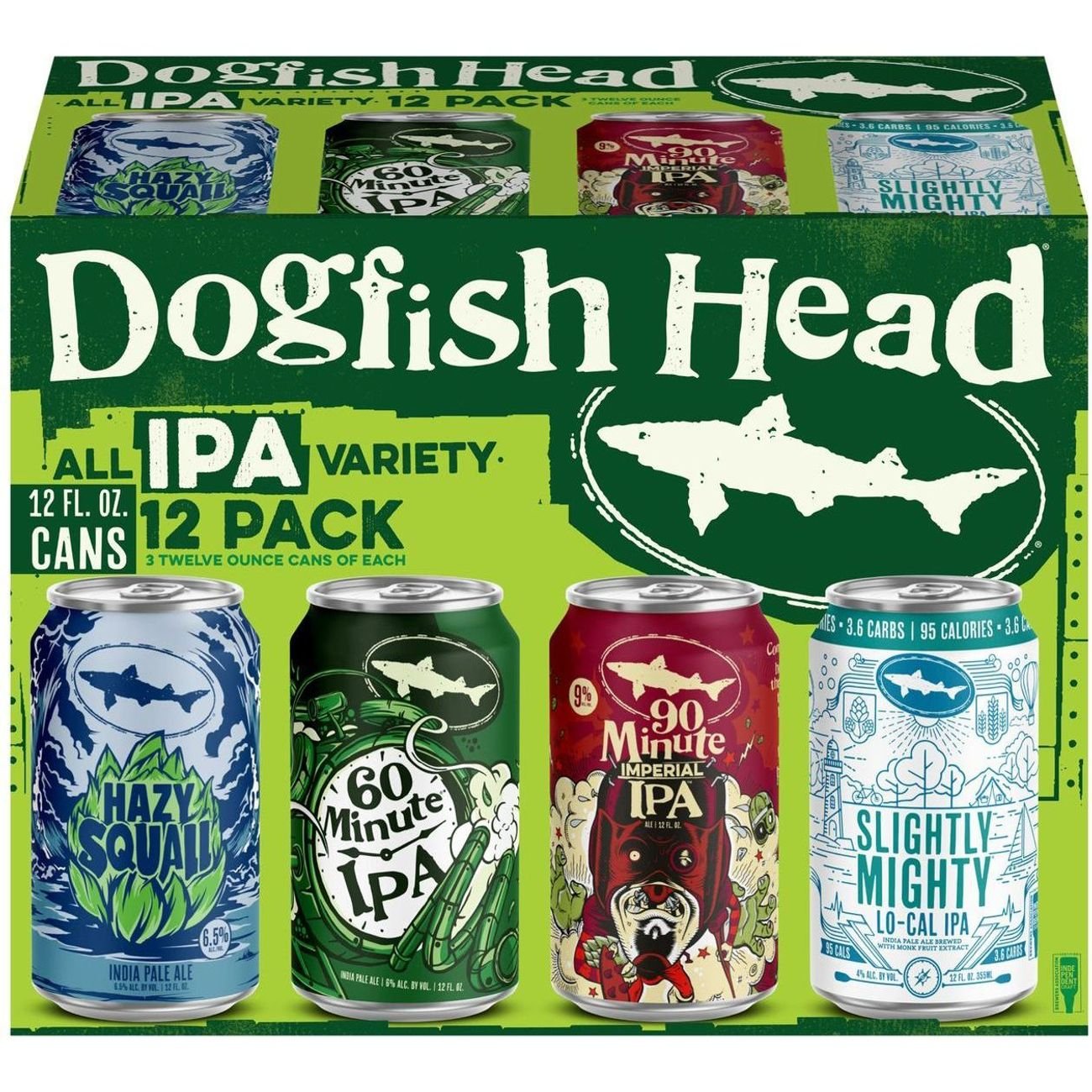 Dogfish Head All IPA Beer Variety Pack 12 pk Cans - Shop Beer at H-E-B