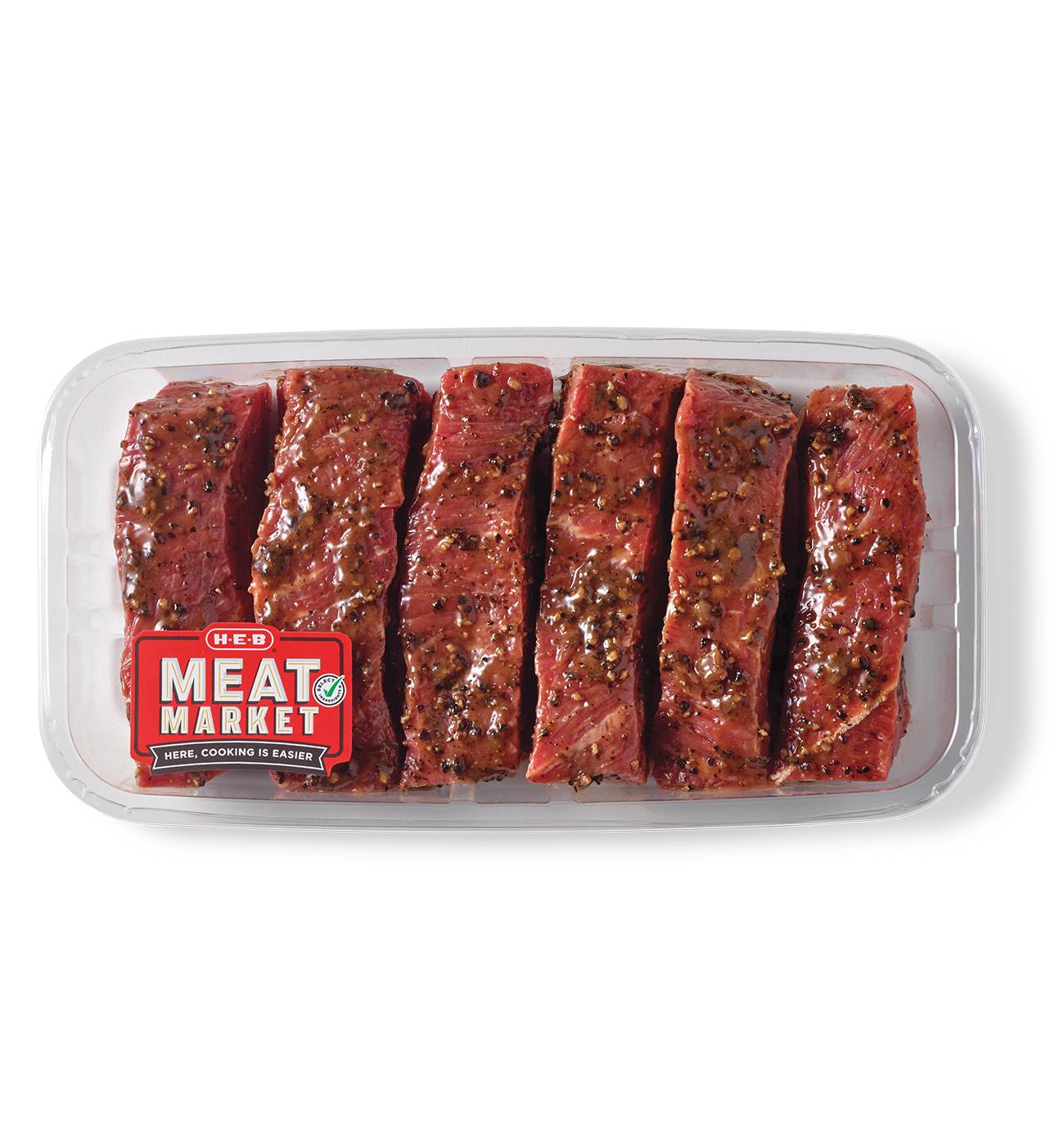 H-E-B Meat Market Marinated Boneless Texas-Style Beef Ribs – Garlic ...