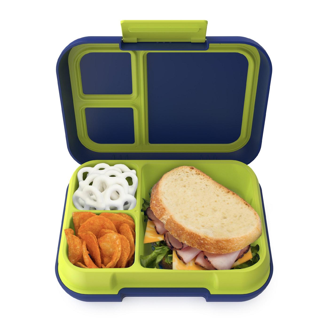Bentgo Pop Lunch Box - Navy Blue/Chartreuse - Shop Lunch boxes at H-E-B