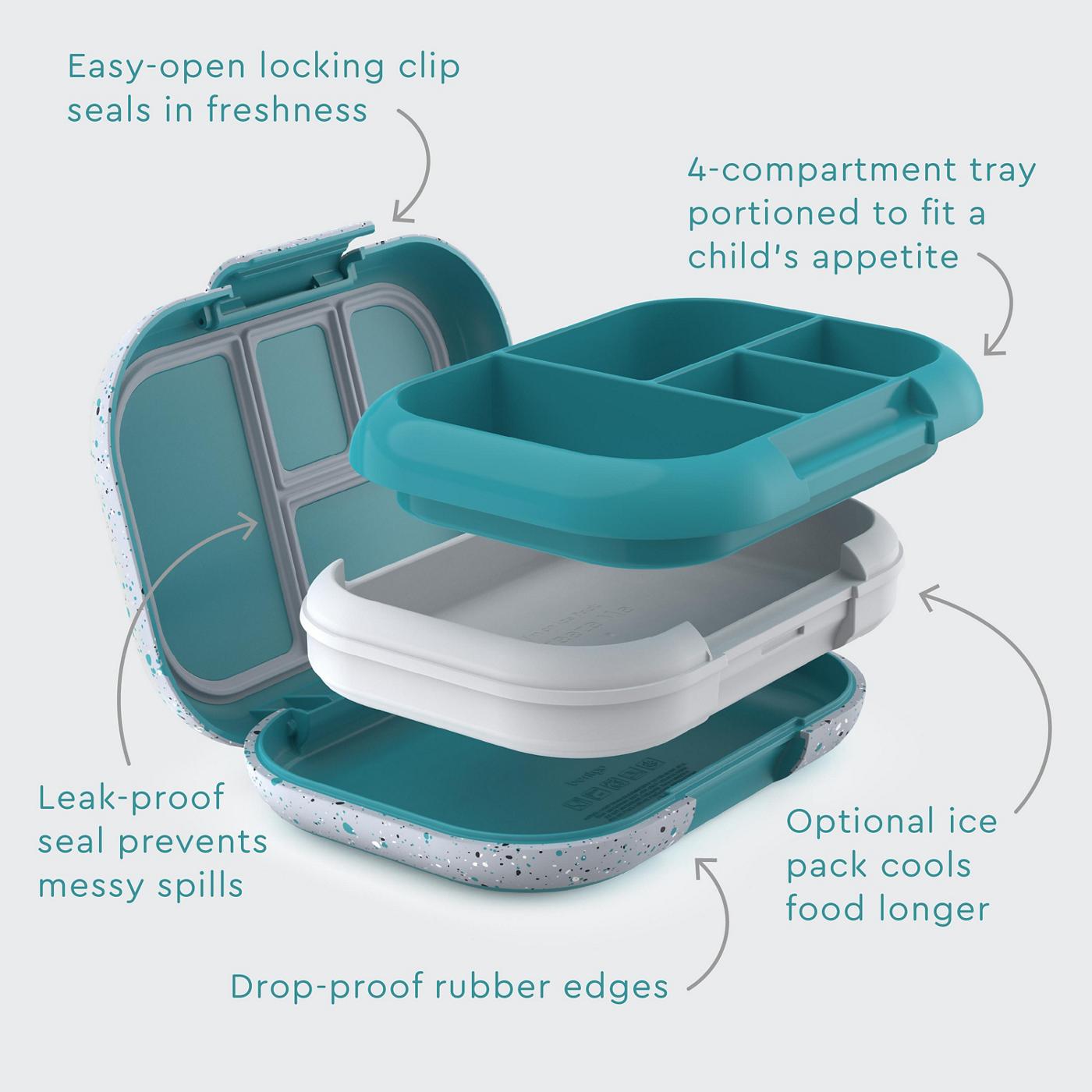Bentgo Kids Chill Lunch Box - Truly Teal Speckle - Shop Lunch Boxes at ...