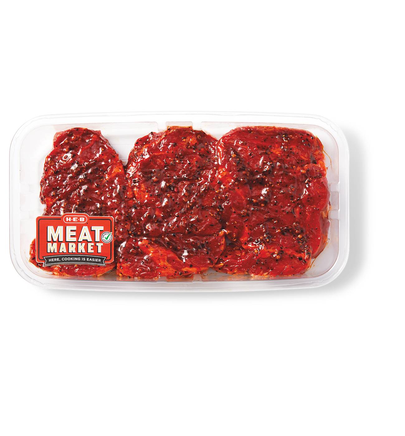 H-E-B Meat Market Marinated Boneless Beef Chuck Eye Steaks – Smoky BBQ ...